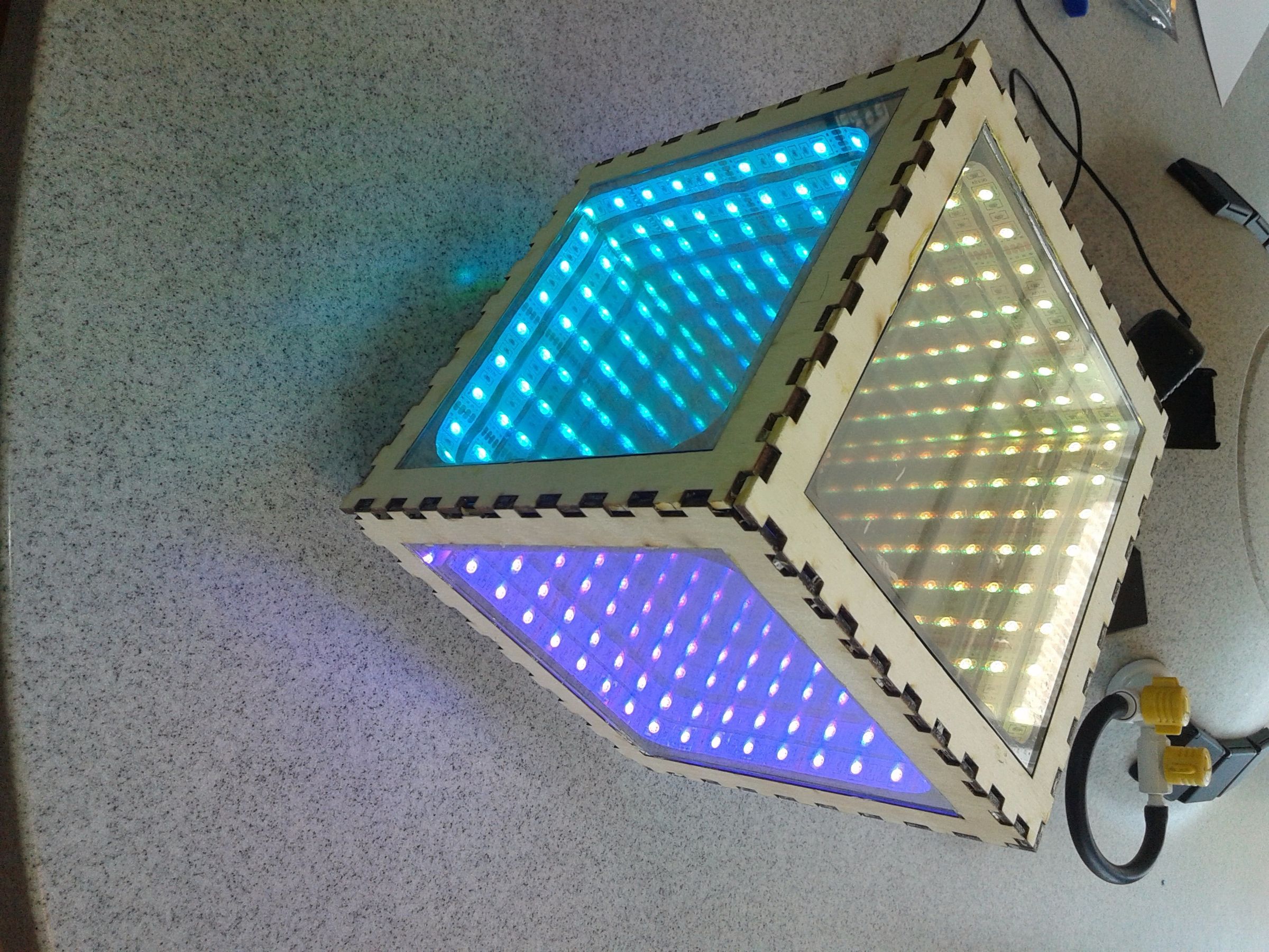 How to Make an Infinity Mirror Box : 7 Steps (with Pictures ...