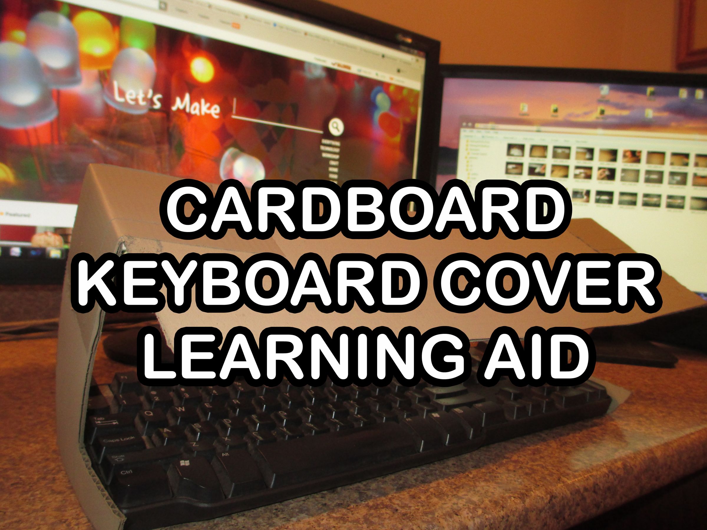 Cardboard Keyboard Cover : 9 Steps (with Pictures) - Instructables