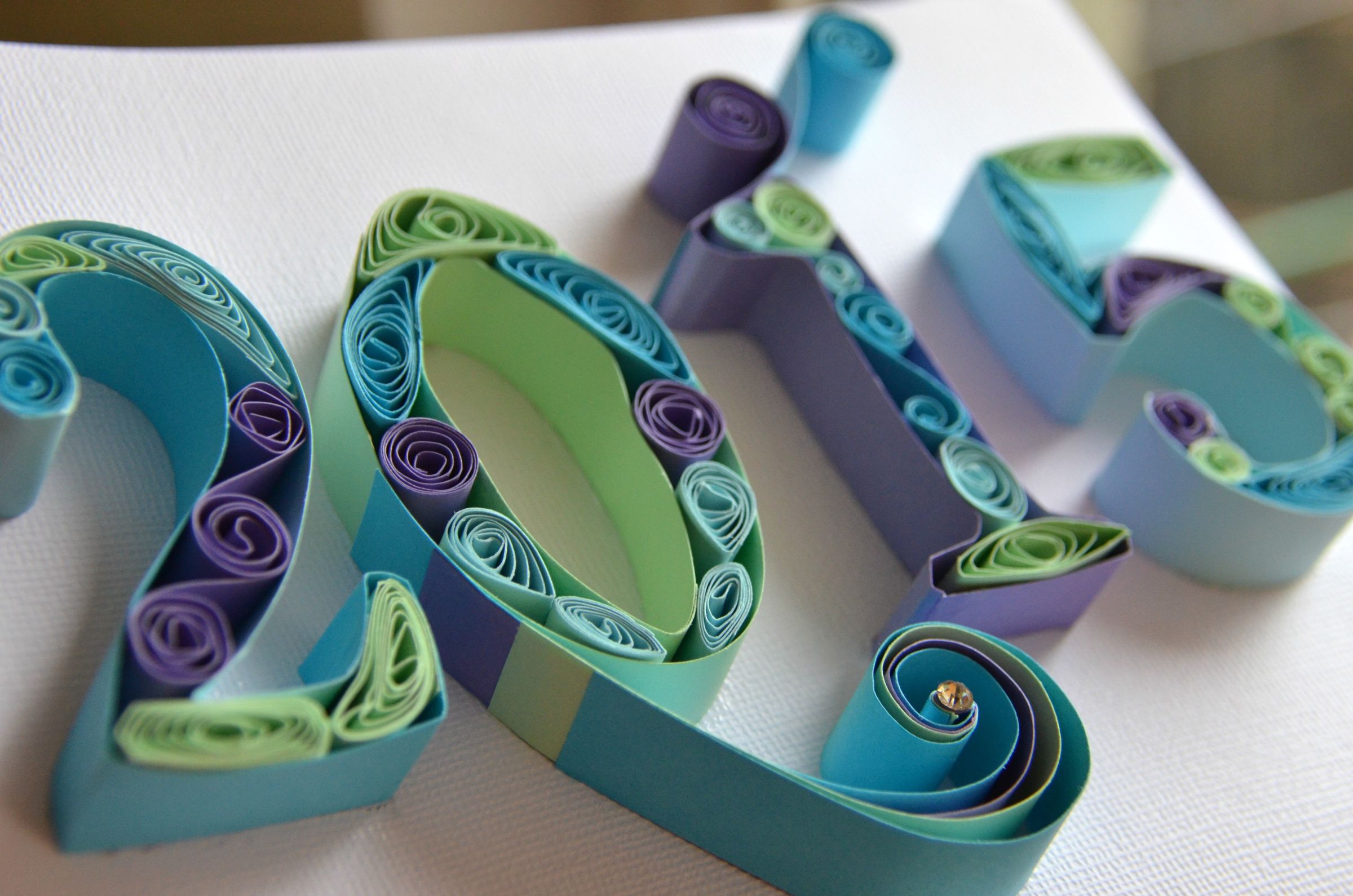 Paper Quilling Numbers 2015 : 6 Steps (with Pictures) - Instructables