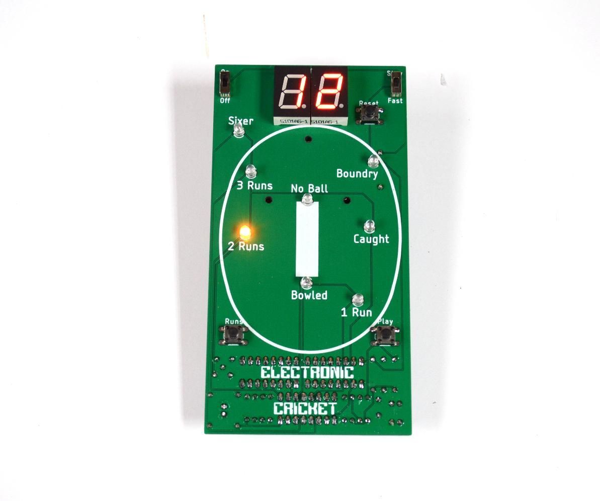 Electronic Cricket Game V2 : 5 Steps (with Pictures) - Instructables