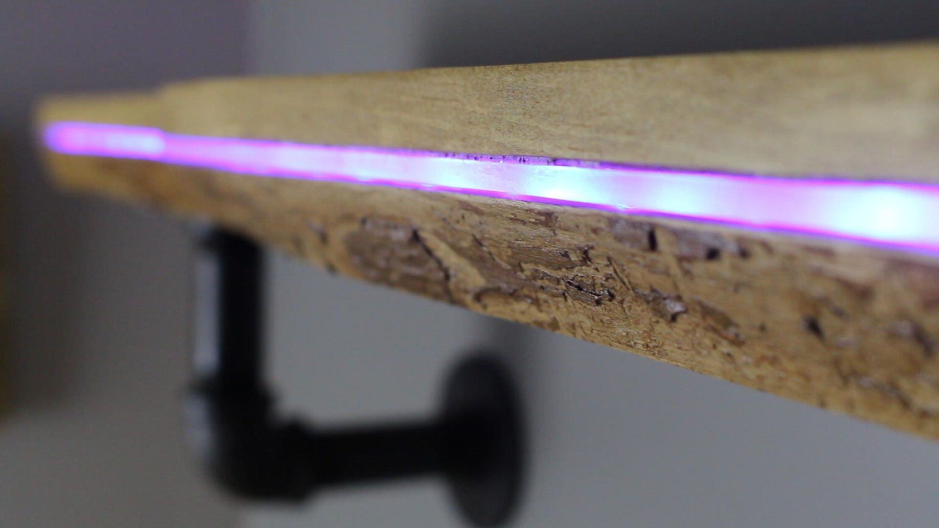 DIY Color Changing Raw Wood LED Shelf : 10 Steps (with Pictures ...