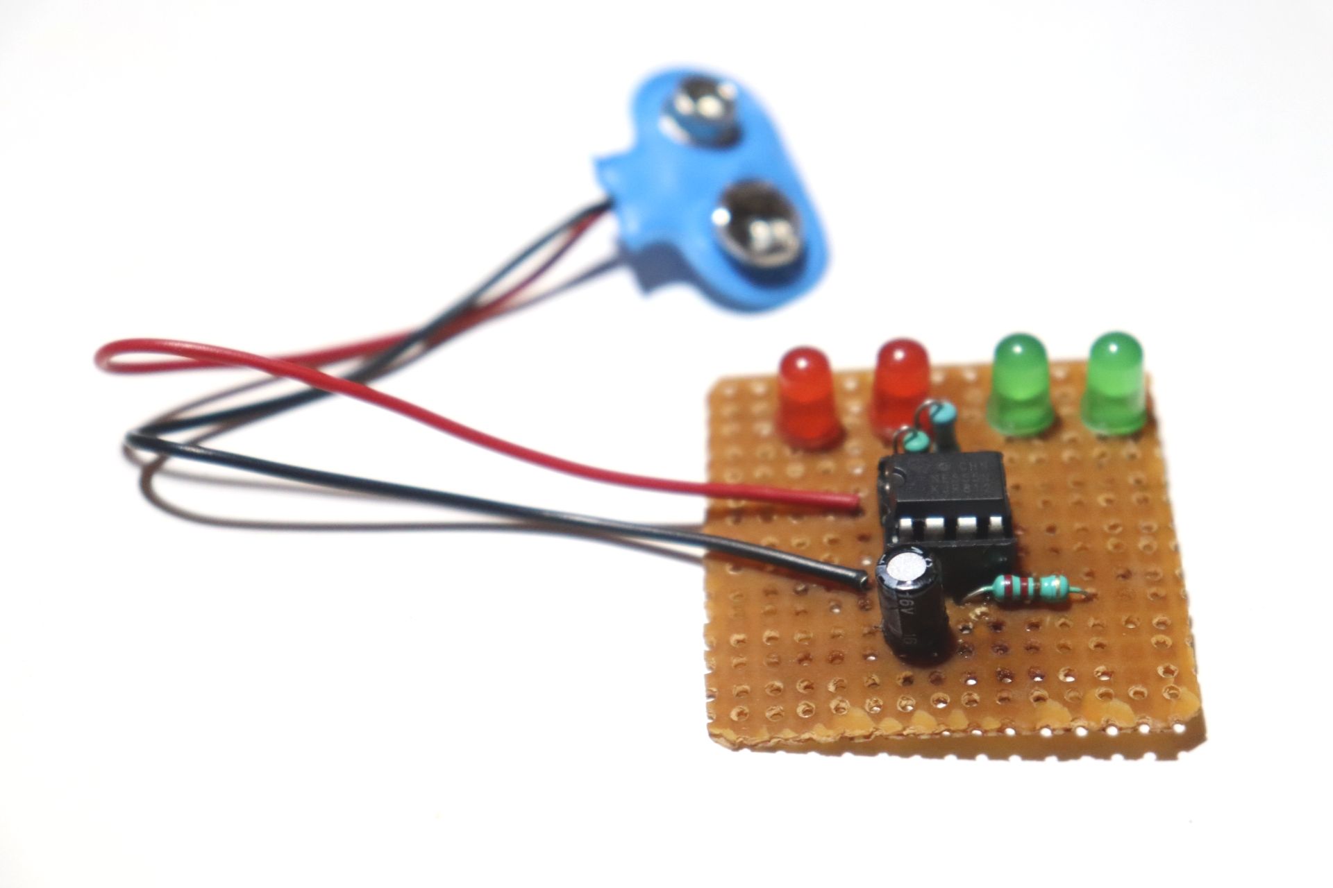 How to Make Double LED Blinker Circuit on PCB : 11 Steps - Instructables