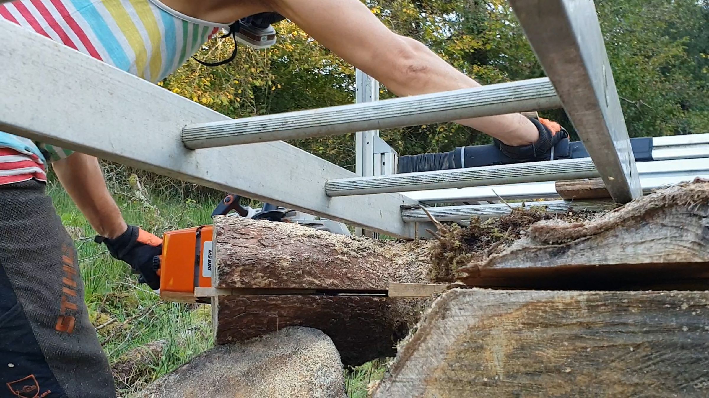 Rustic Garden Bench With Chainsaw : 24 Steps (with Pictures ...