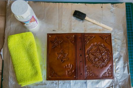 Sorcerer's Little Leather Spellbook (Notebook) : 12 Steps (with ...
