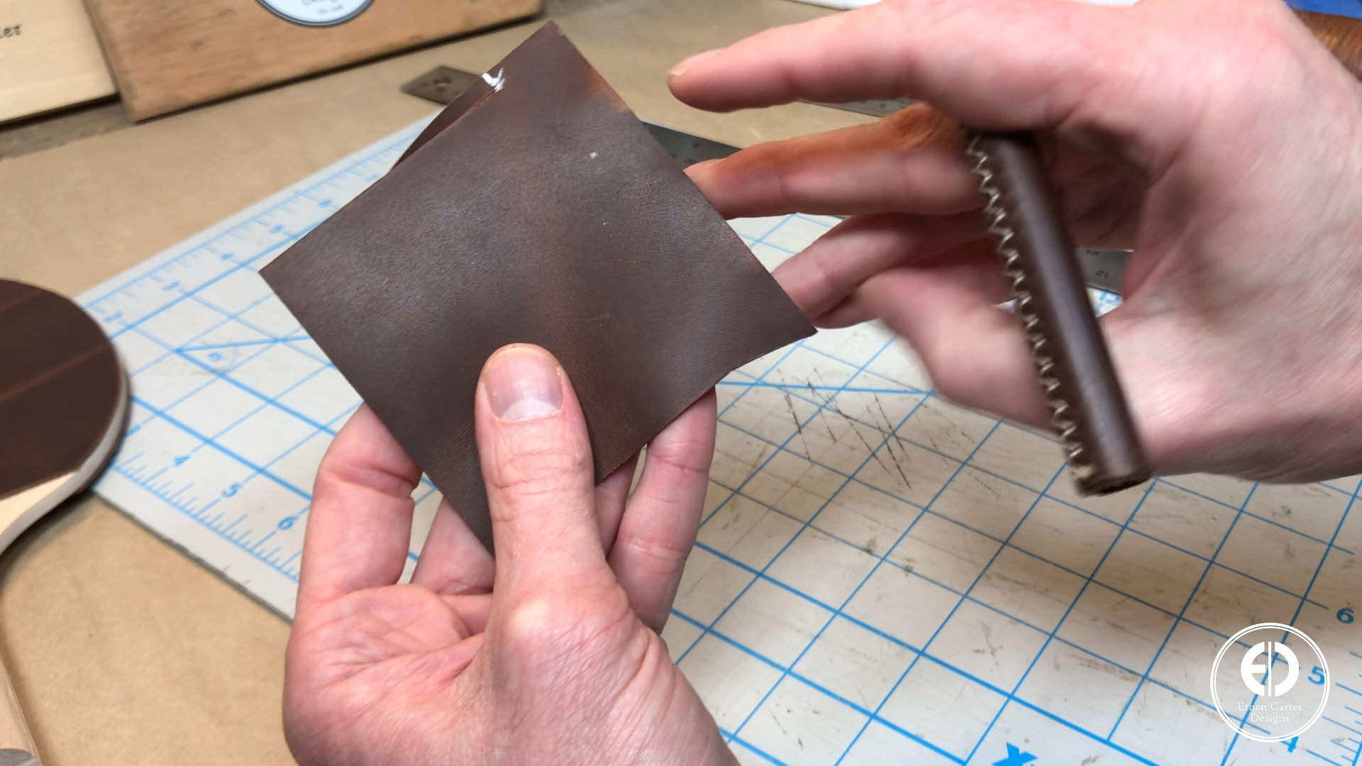How to Make Leather Ping Pong Paddles : 8 Steps (with Pictures ...