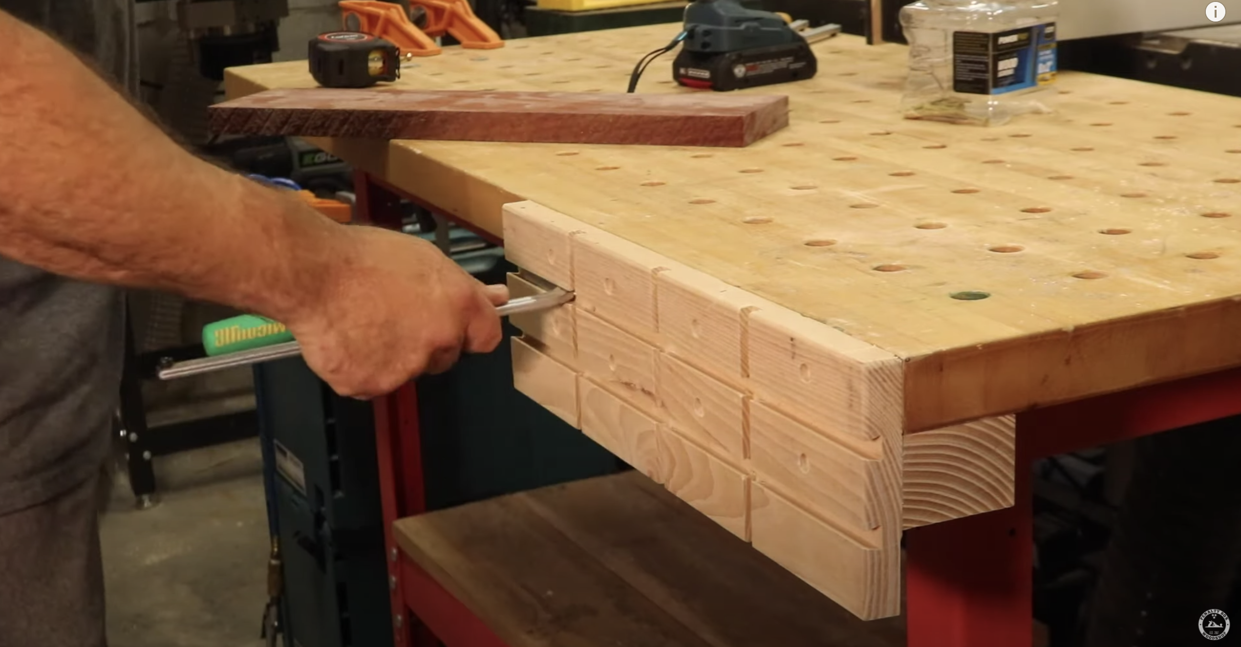 DIY Woodworking Bench Vise - Quick and Easy Shop Project : 7 Steps ...