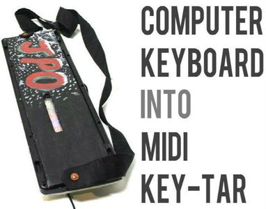 Turn Any Computer Keyboard Into a Midi Keytar : 11 Steps (with Pictures ...
