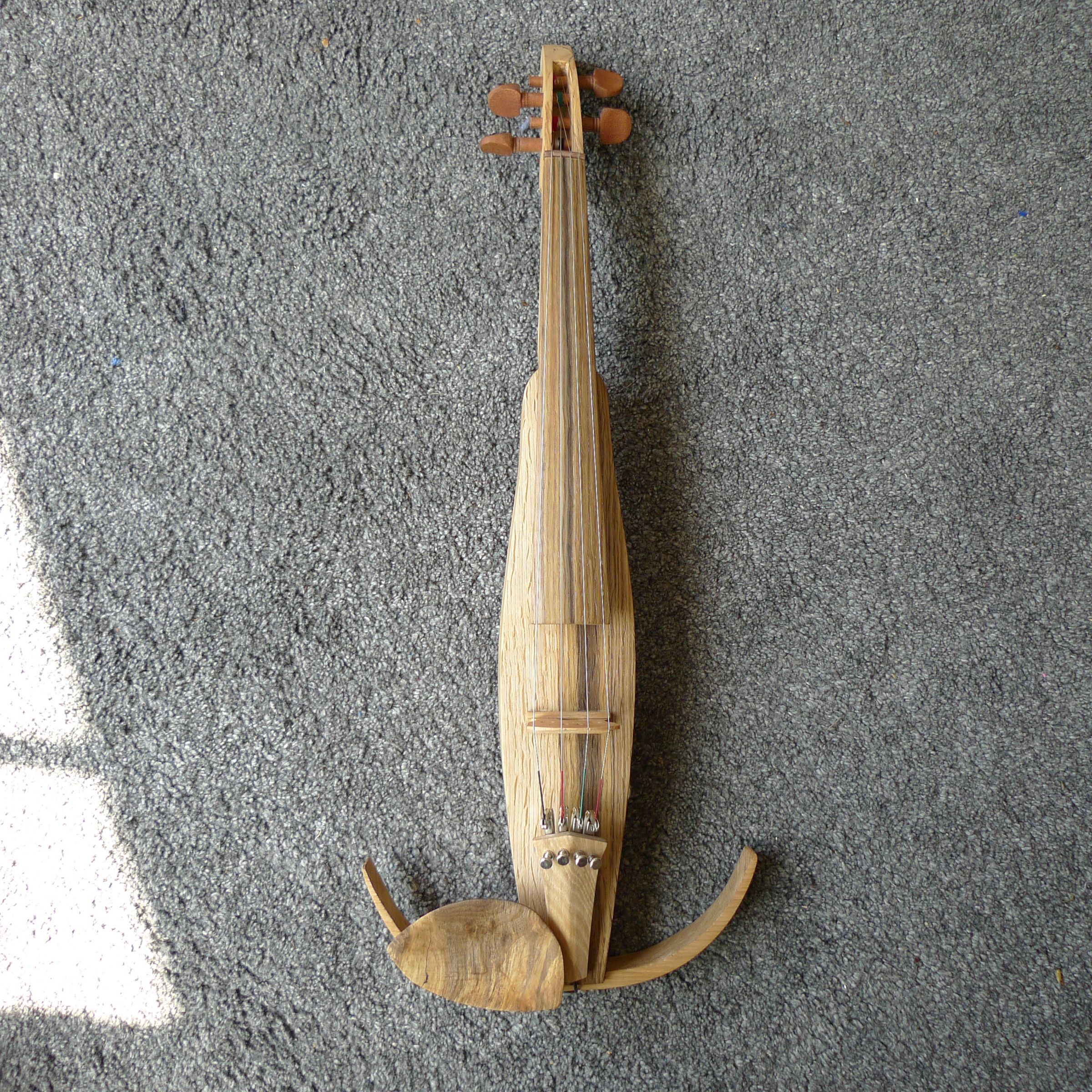 Hollow Body Electric Violin With Bow : 13 Steps (with Pictures ...