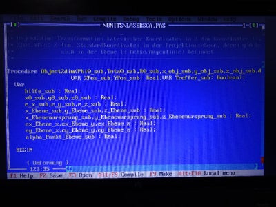 Simple LiDAR Using the Laser Rangefinder Uni-T UT390b, Arduino and Turbo Pascal : 4 Steps (with ...