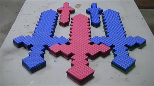 How to Make a Minecraft Sword From EVA Foam : 7 Steps (with Pictures ...