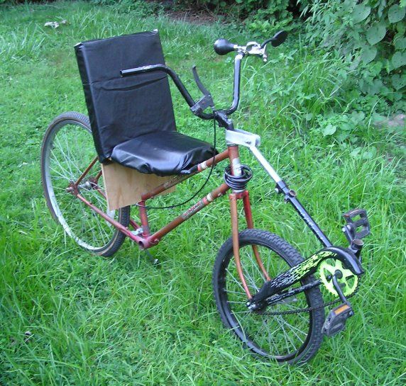 Front-Wheel-Drive Center-Steer Semi-Recumbent Bicycle : 8 Steps (with ...
