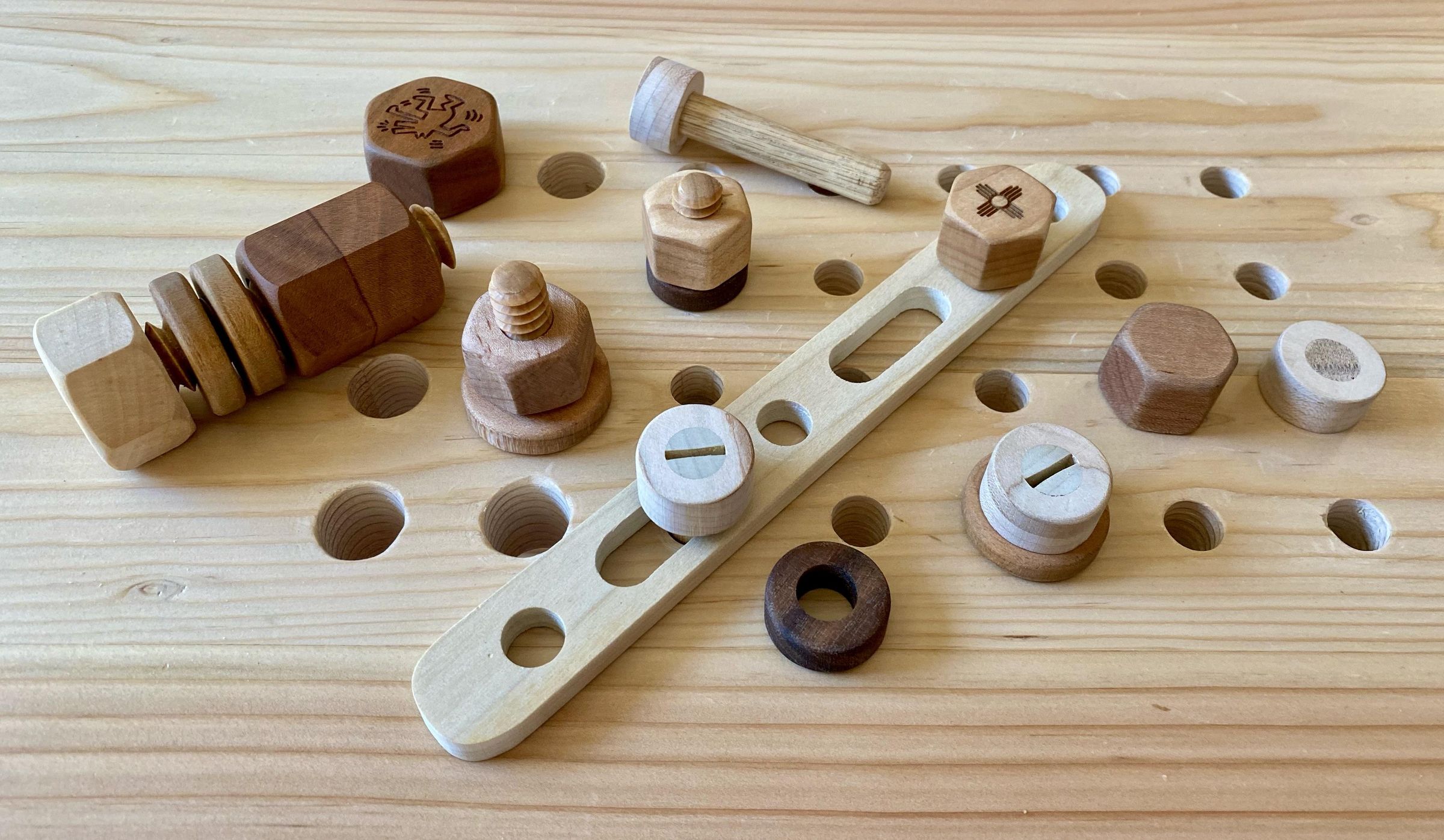 Toy Workbench With Lots of Wooden Tools : 16 Steps (with Pictures ...