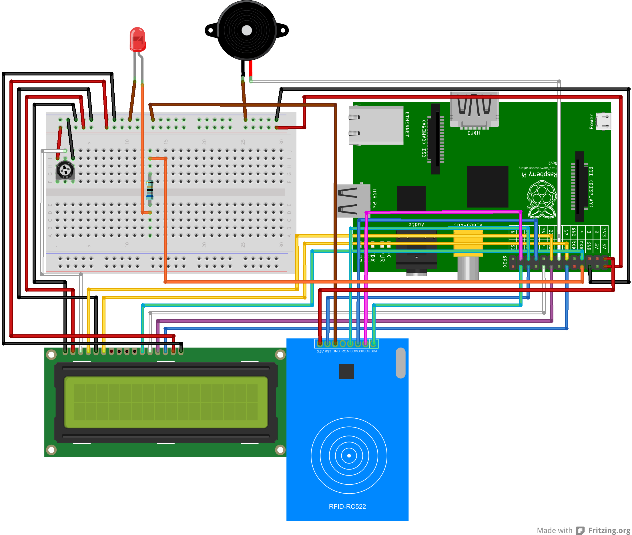 Attendance System Using Raspberry Pi and NFC Tag Reader : 4 Steps ...