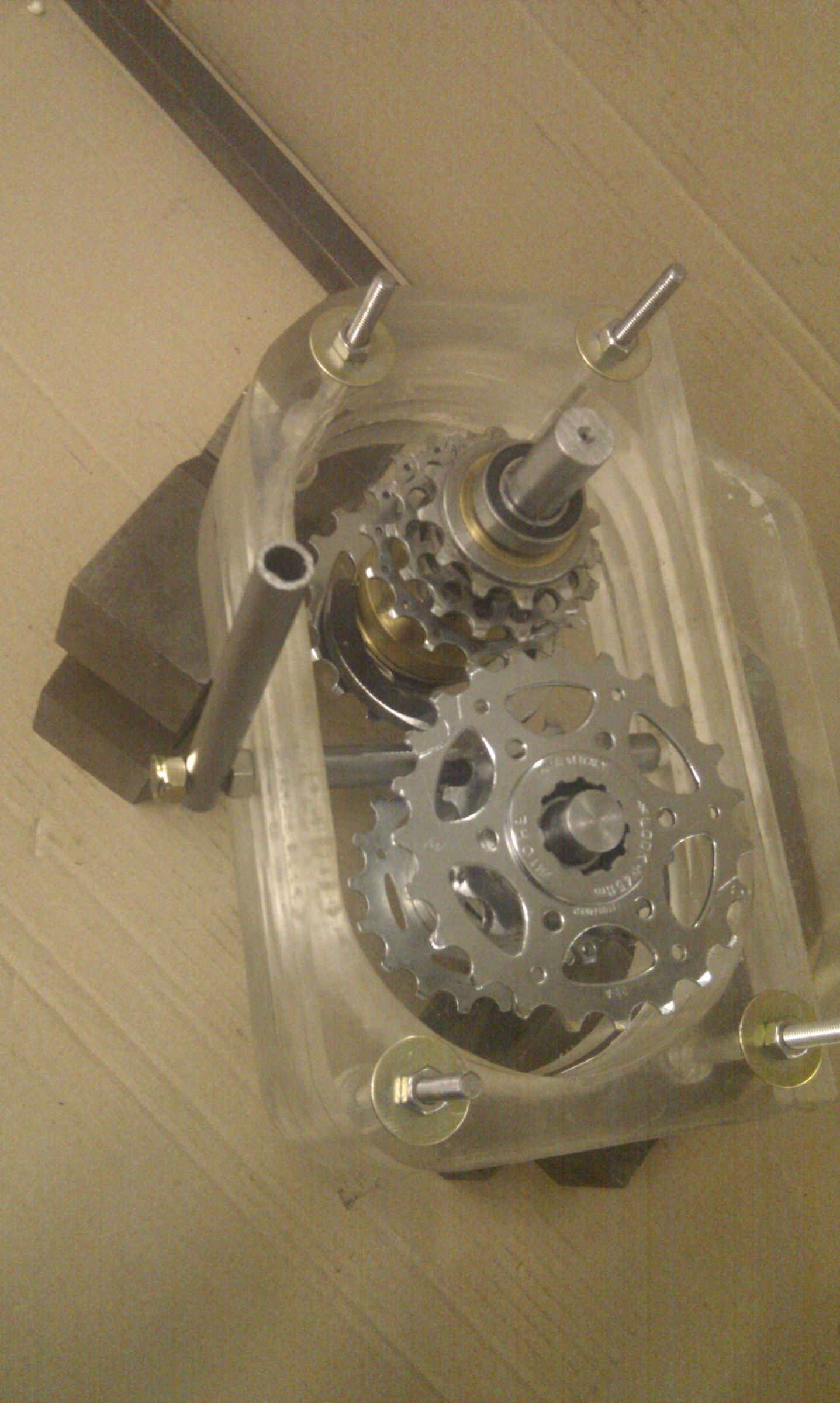 Transparent Gearbox on a Homemade Bicycle : 10 Steps (with Pictures ...
