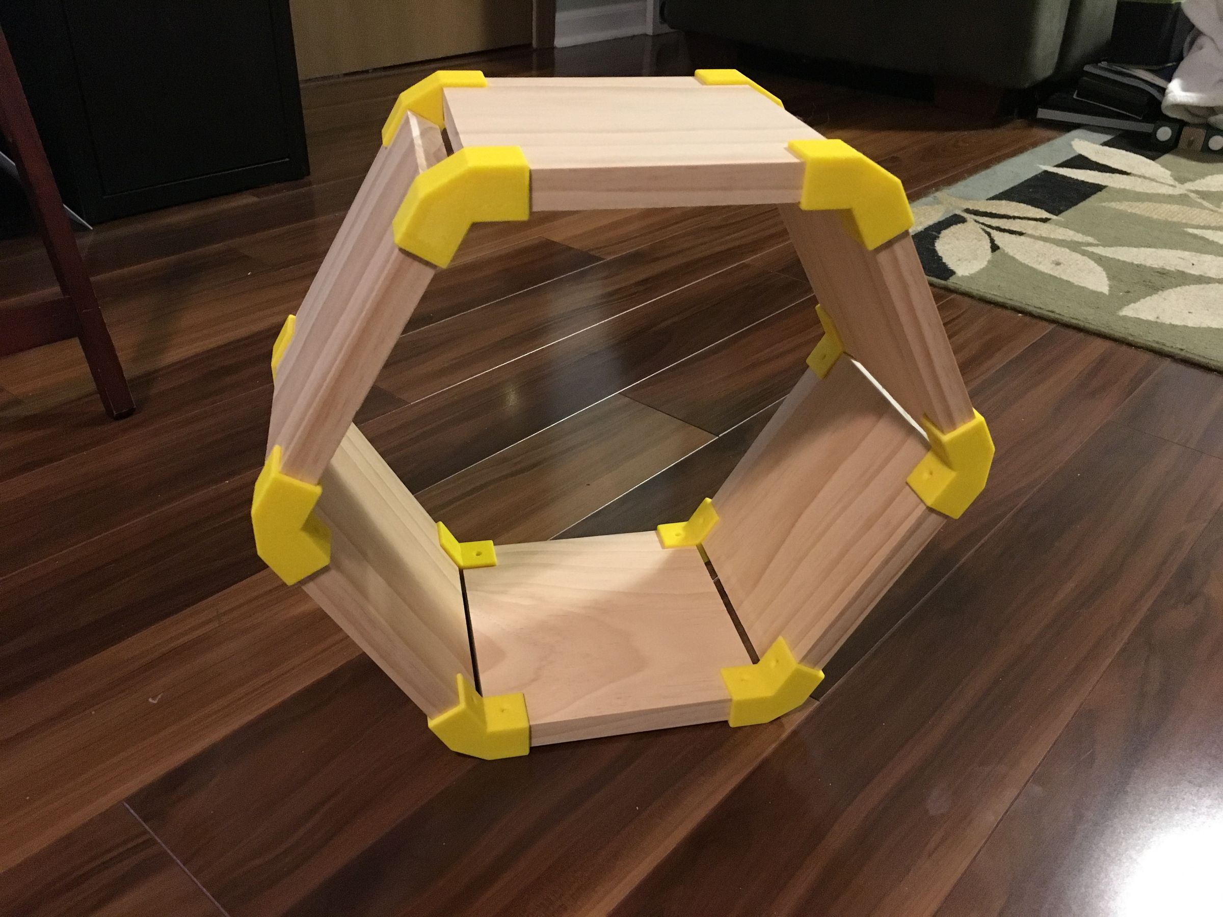 Custom Hexagon Shelves Using 3D Printing : 6 Steps (with Pictures ...