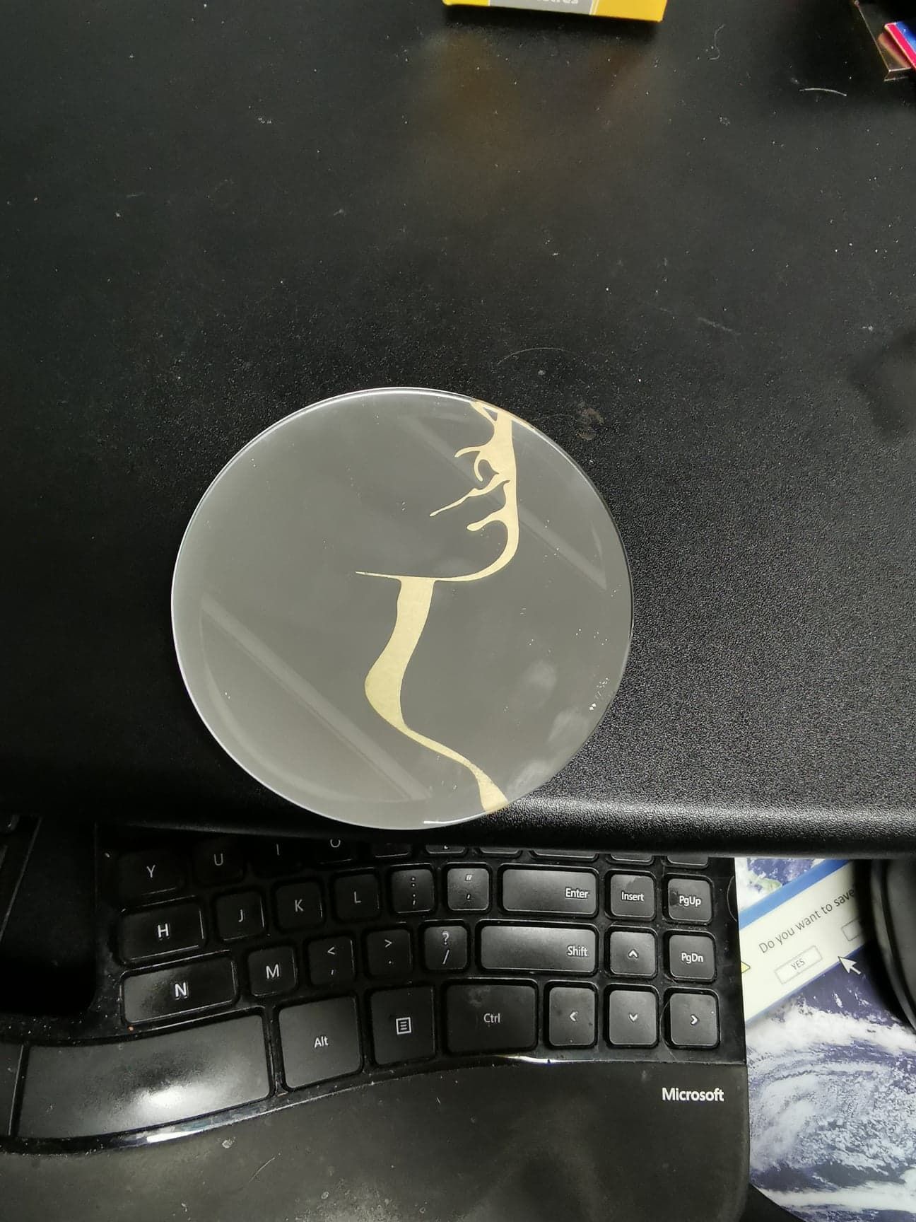 Paint Filling Laser Engraved Mirrors (for Art or Pleasure) : 8 Steps ...