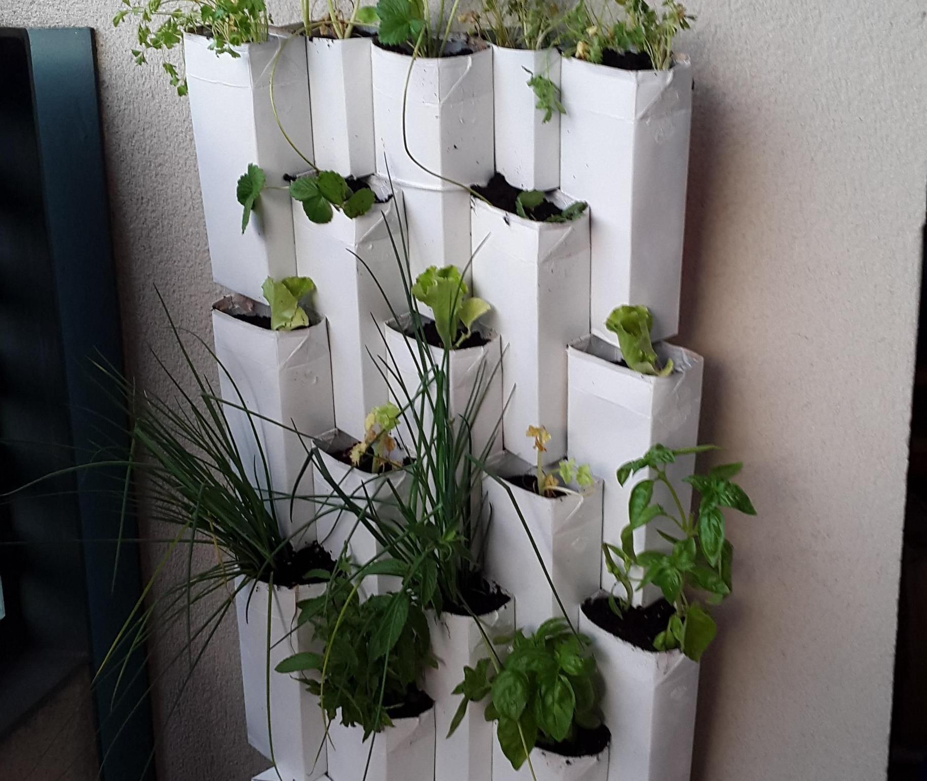 Tetra Brik Modular Wall Planter : 7 Steps (with Pictures) - Instructables
