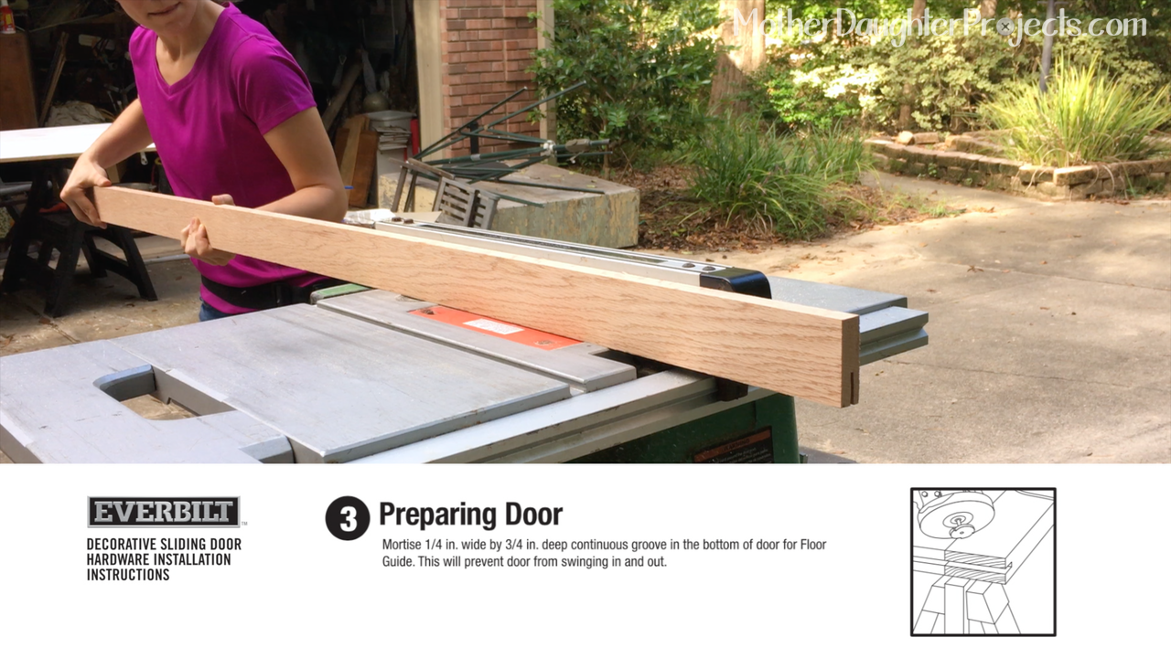 How to Build & Install a Sliding Door : 12 Steps (with Pictures ...