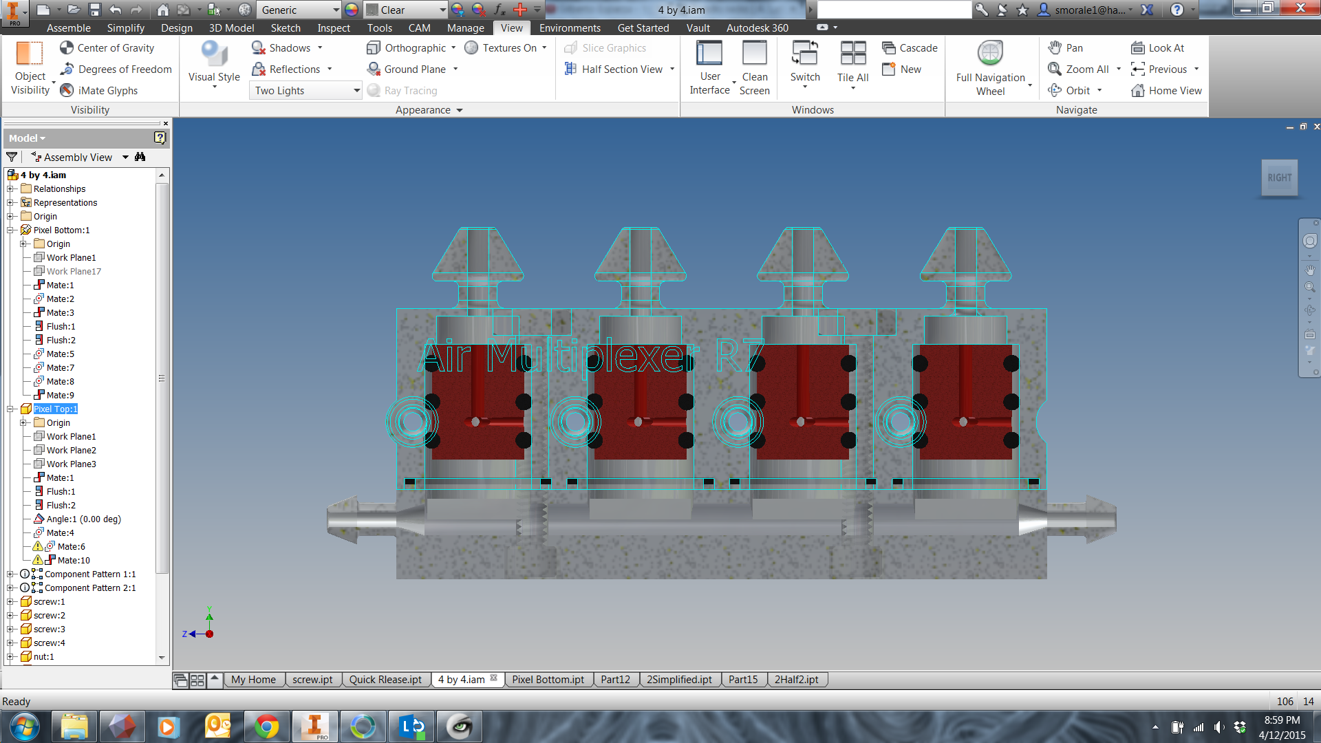 Pneumatic Multiplexer- 3d Printed : 8 Steps (with Pictures) - Instructables