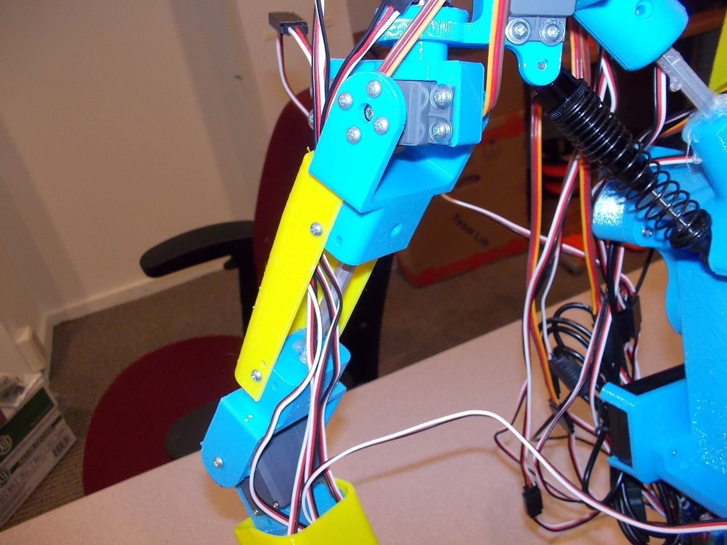 ASPIR: Full-Size 3D-Printed Humanoid Robot : 80 Steps (with Pictures ...