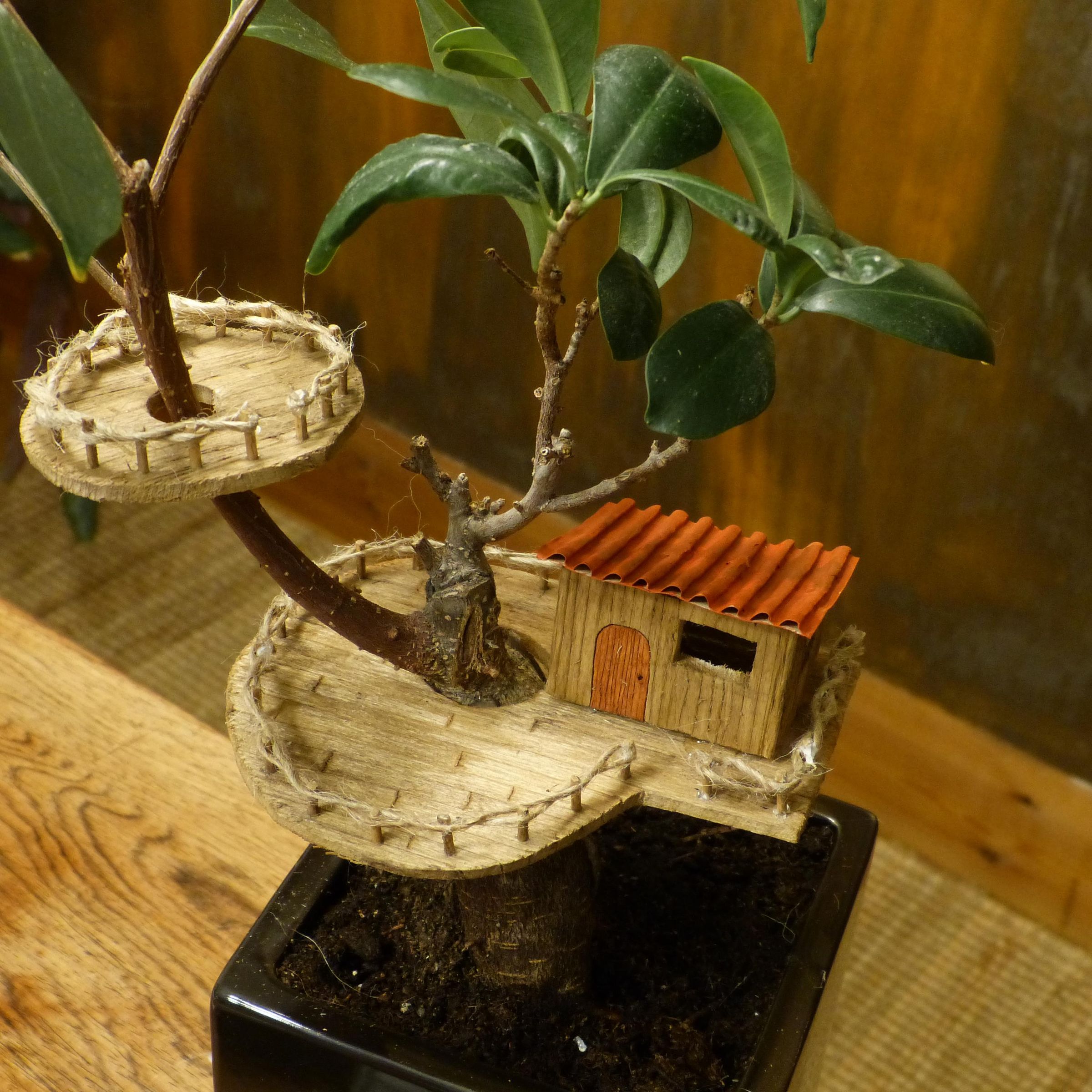 Houseplant Treehouse & Tiny Mouse : 15 Steps (with Pictures ...