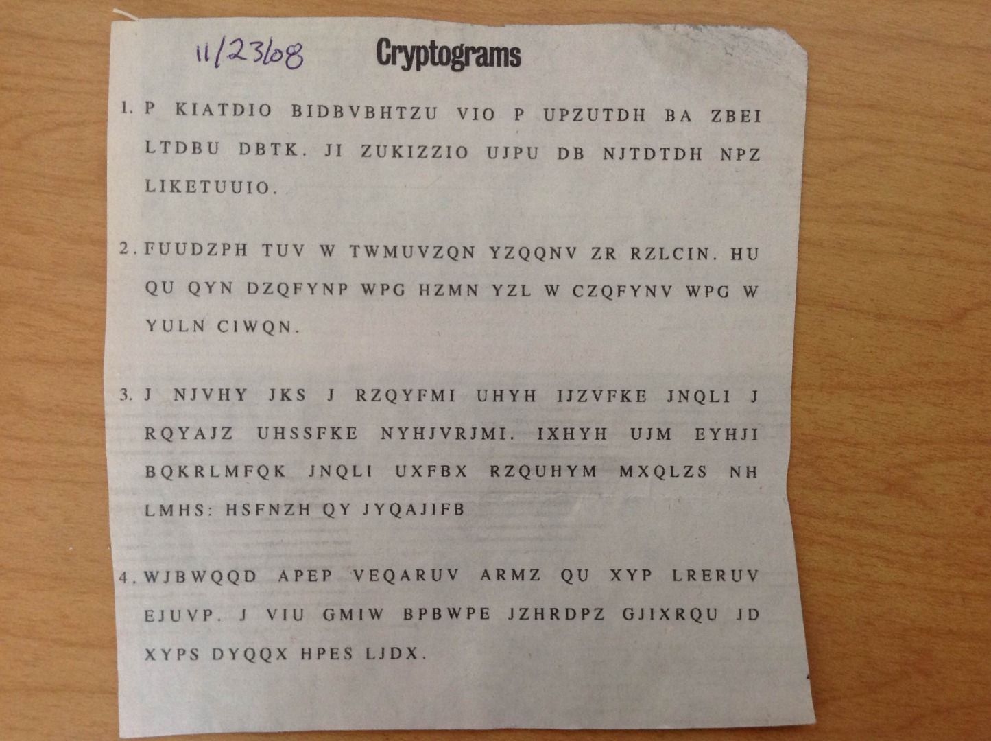 How to Solve Simple Substitution Ciphers : 5 Steps - Instructables