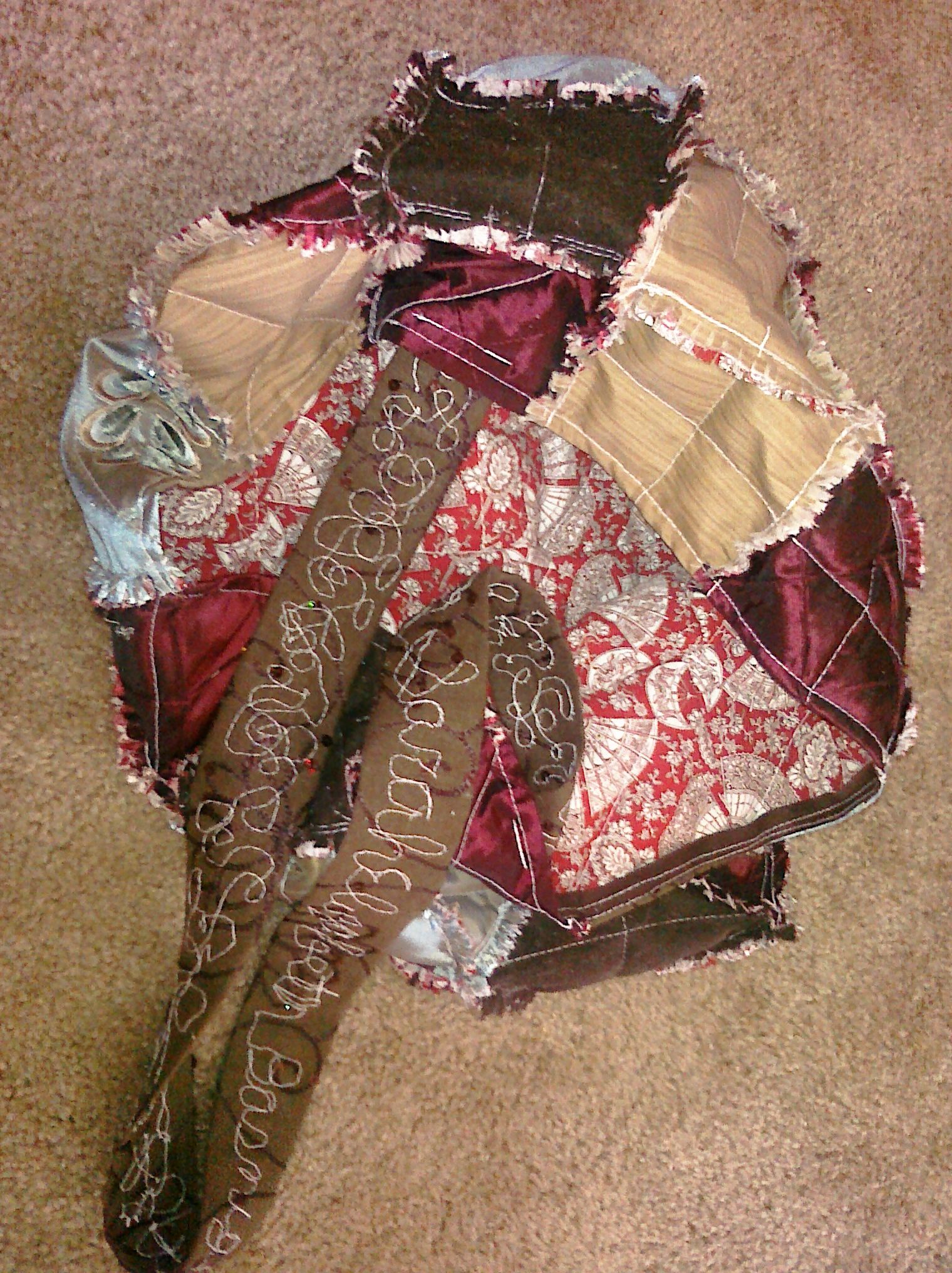 Cute Reversible Rag Quilt Tote Bag : 8 Steps (with Pictures ...