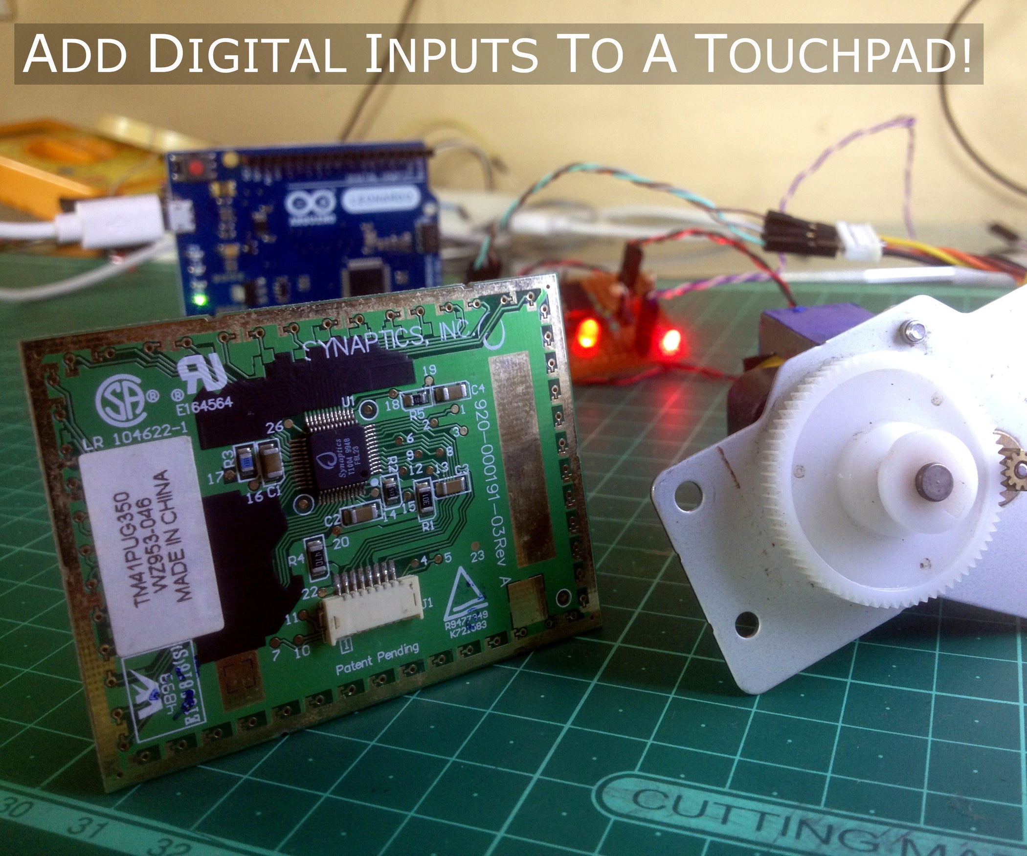 A Cool Laptop Touchpad Hack For Arduino Projects 18