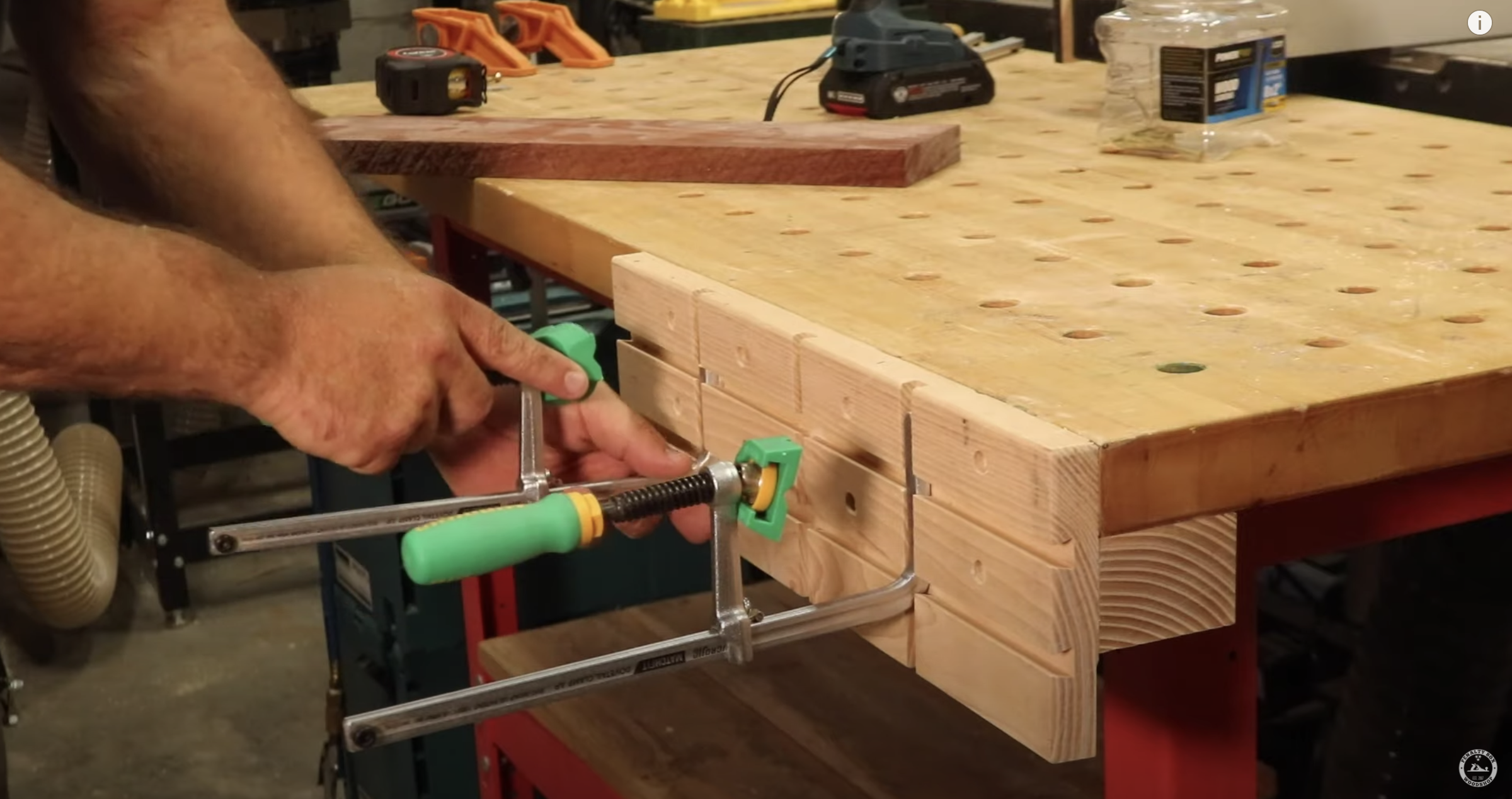 DIY Woodworking Bench Vise - Quick and Easy Shop Project : 7 Steps ...