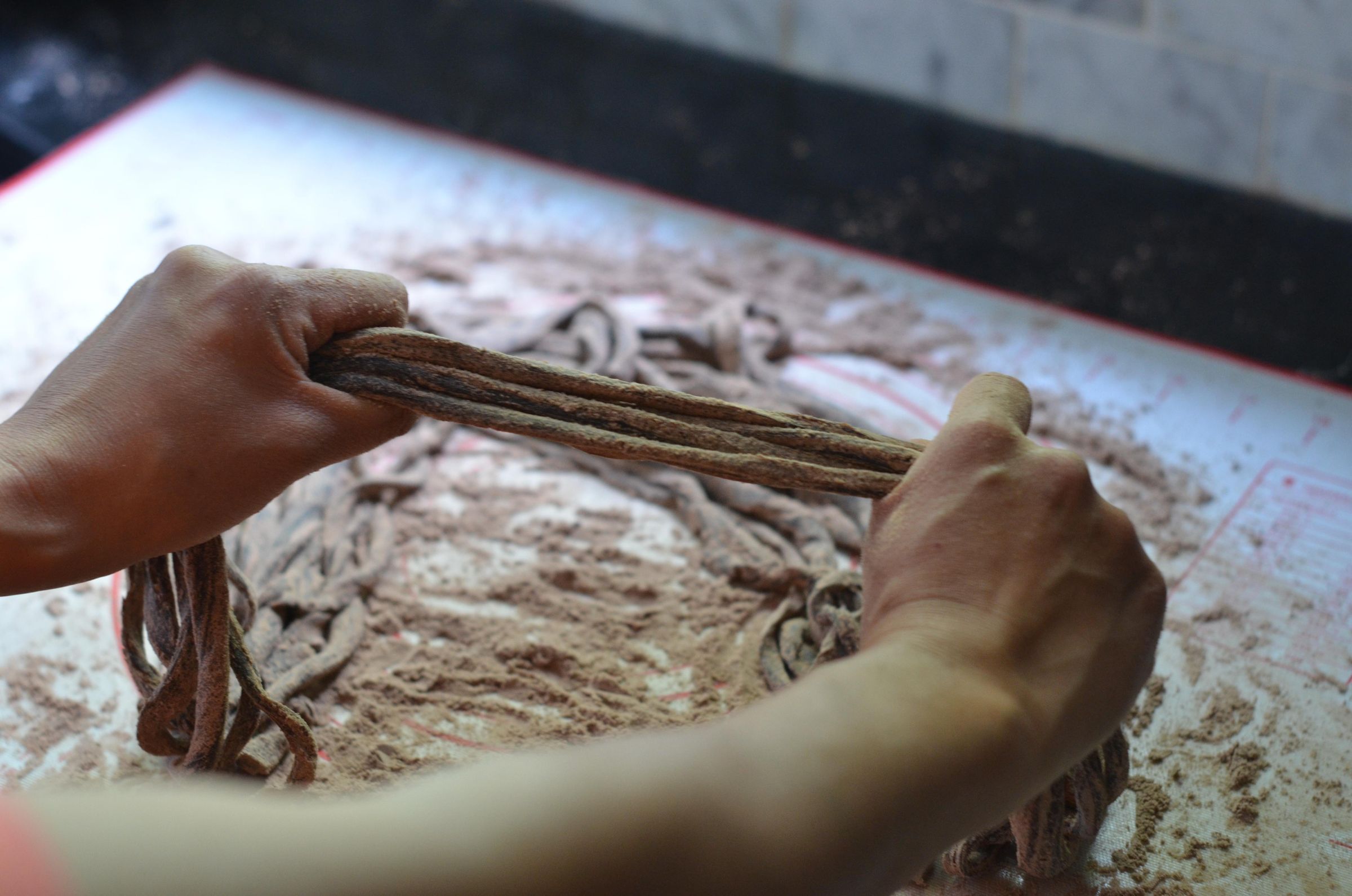 Hand-Pulled Chocolate Cotton Candy : 7 Steps (with Pictures ...