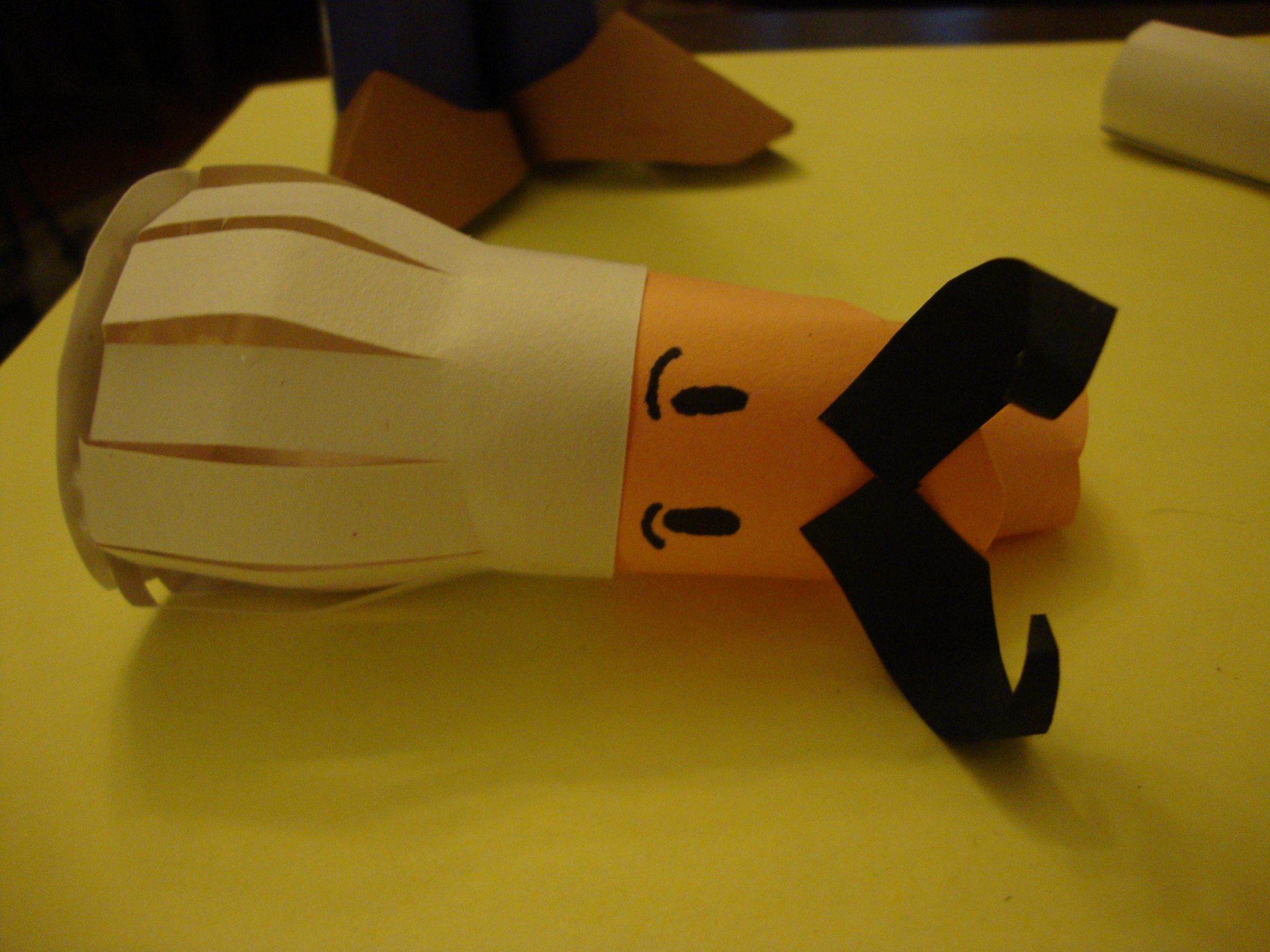 The Muffin Man or Chef Paper Craft (EASY) : 8 Steps (with Pictures ...