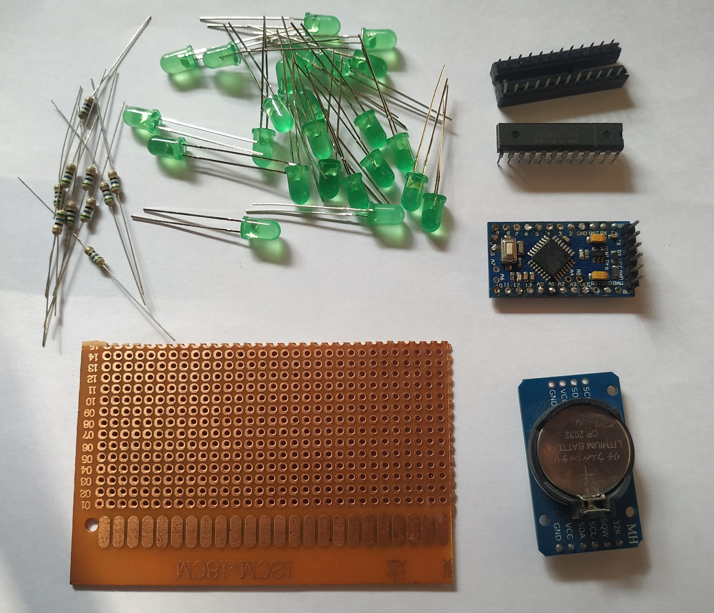 Binary Desk Clock | Trybotics