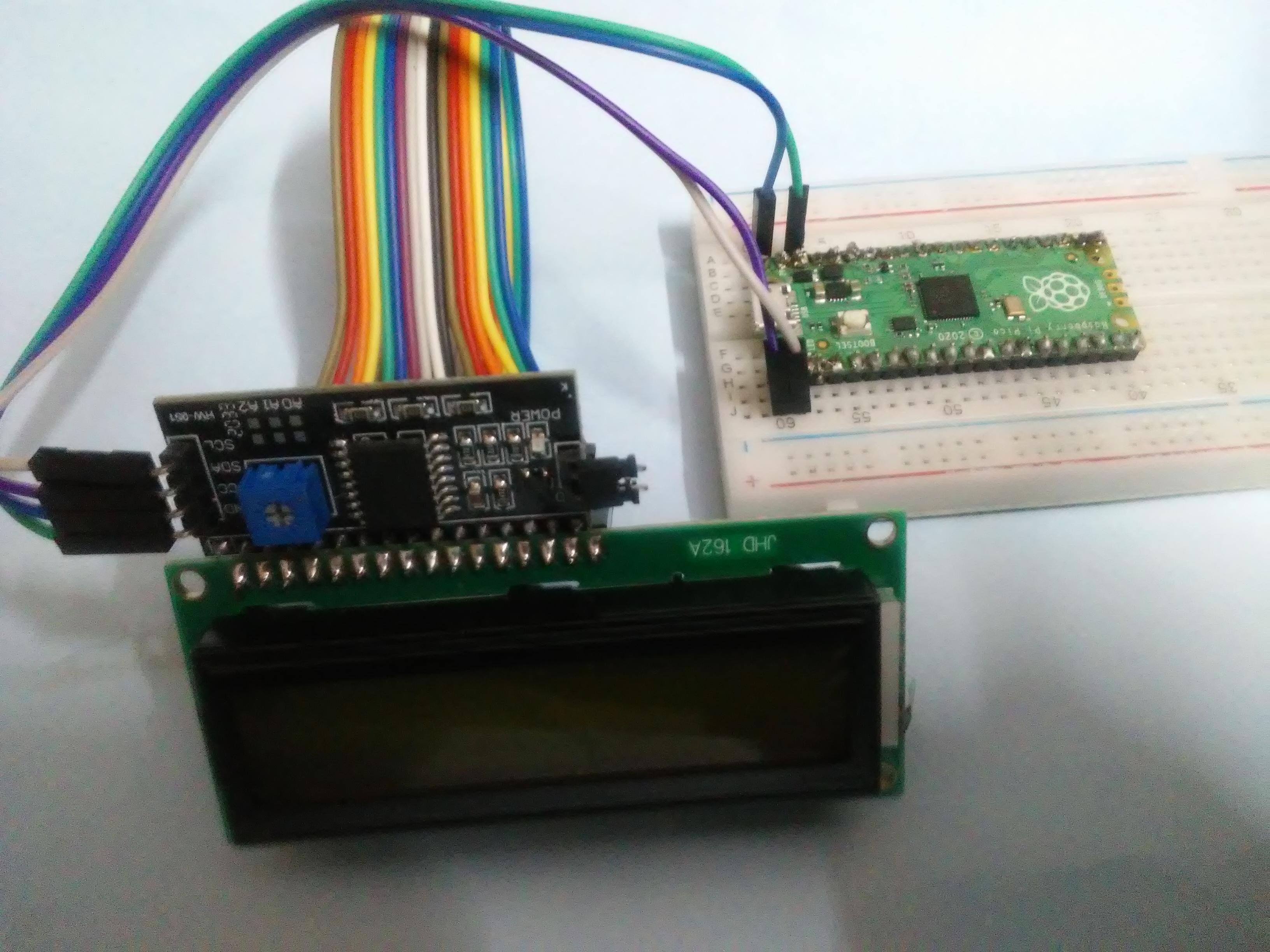 Custom Characters With Raspberry Pi Pico and LCD 16*2 Display : 4 Steps ...