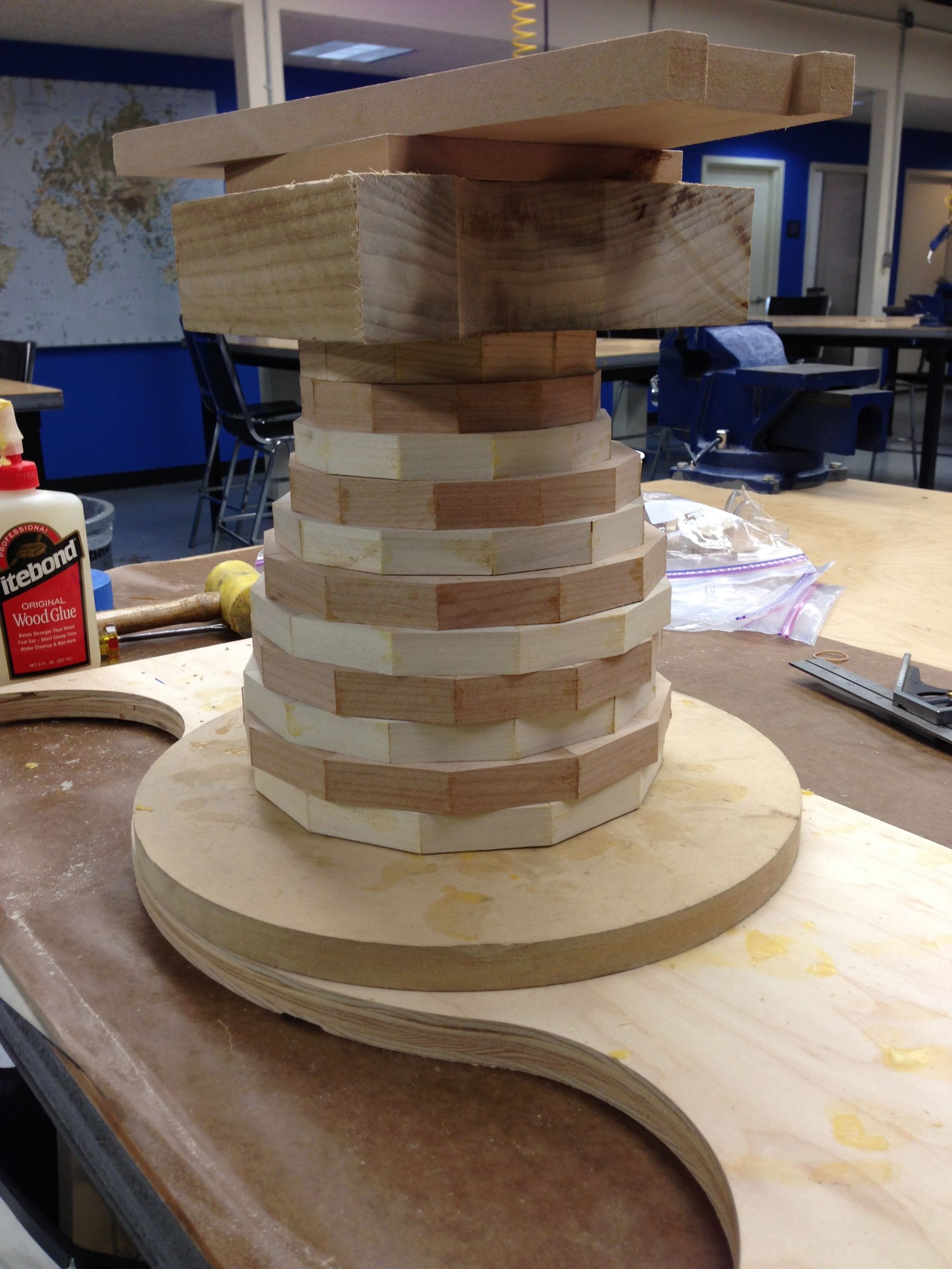 Making of a Segmented Vase - I Made It at TechShop : 7 Steps (with ...