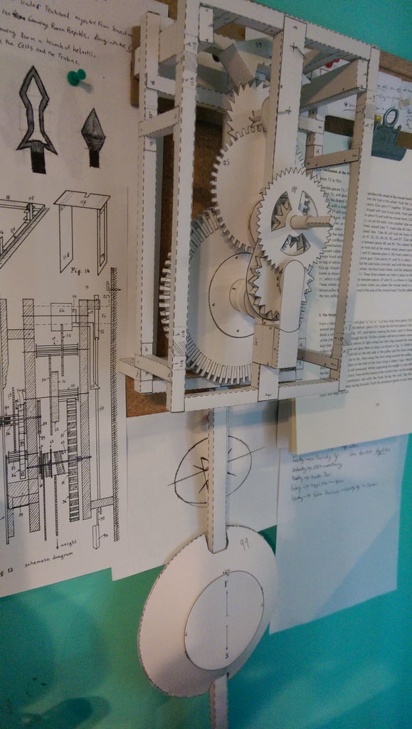 Paper Clock Make Your Own Working Paperclock Instructables Paper Clock Make Your Own Working Paperclock Instructables