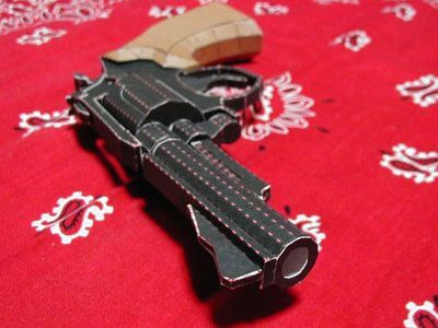 How to Make a Paper Model Gun! : 10 Steps - Instructables