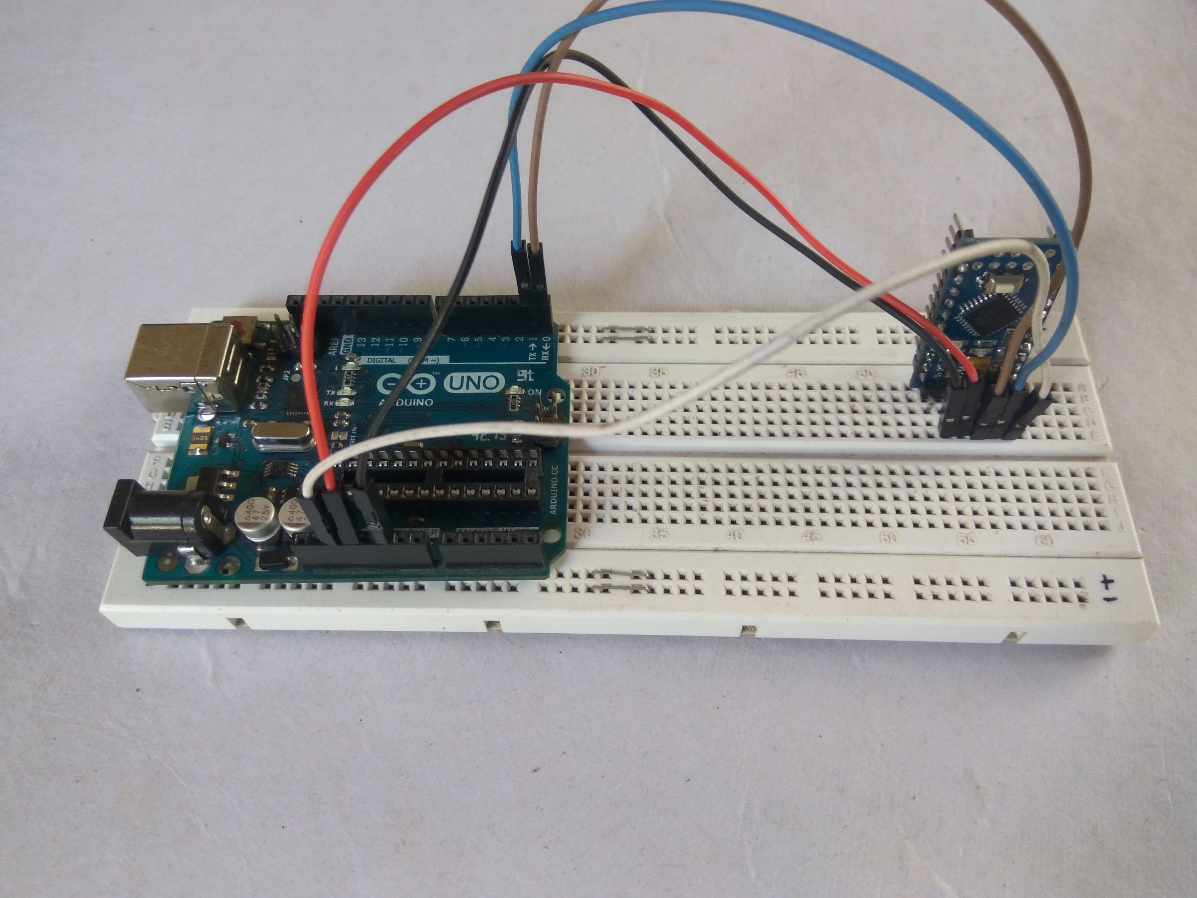 How to Program Arduino Pro Mini Using Arduino UNO. : 4 Steps ...