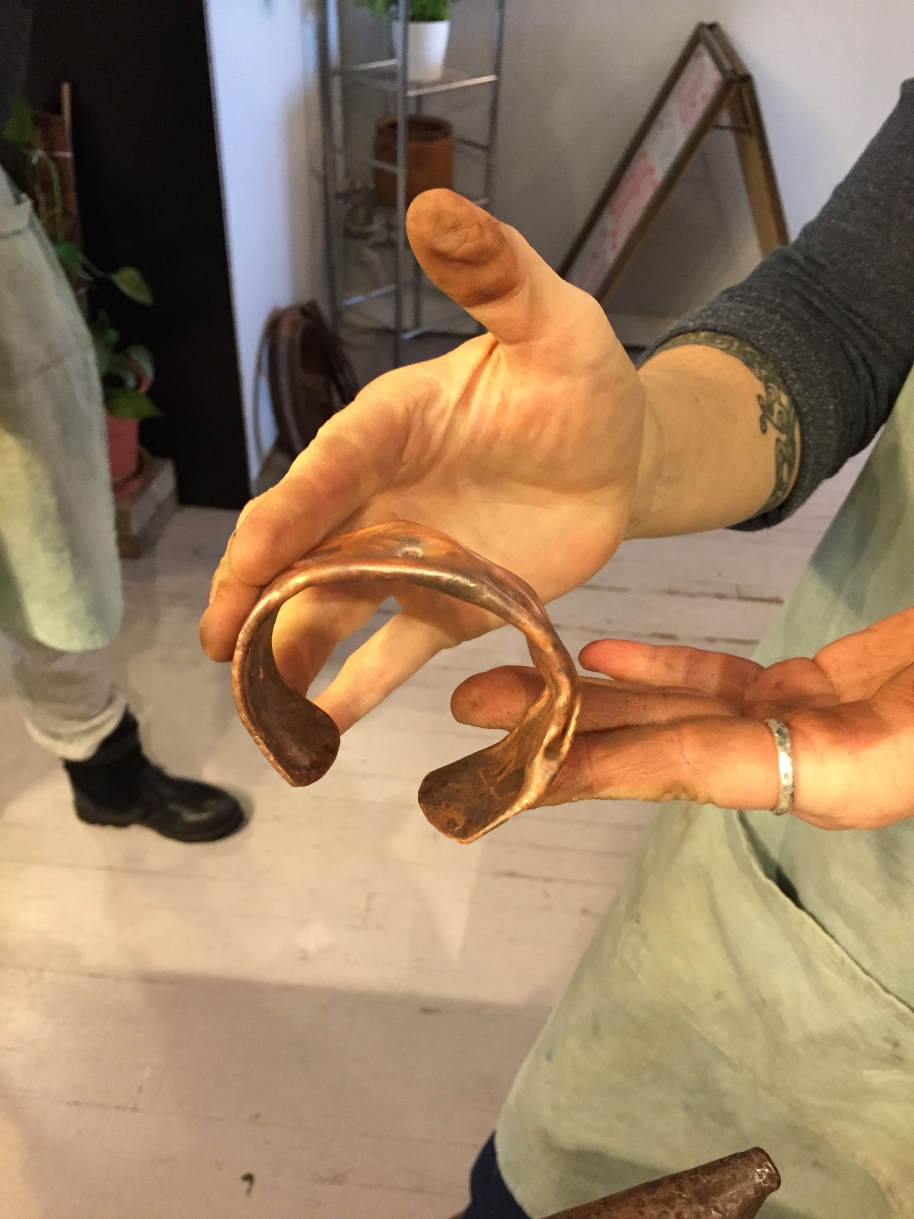 Forged Repurposed Copper Pipe Cuff : 6 Steps (with Pictures ...