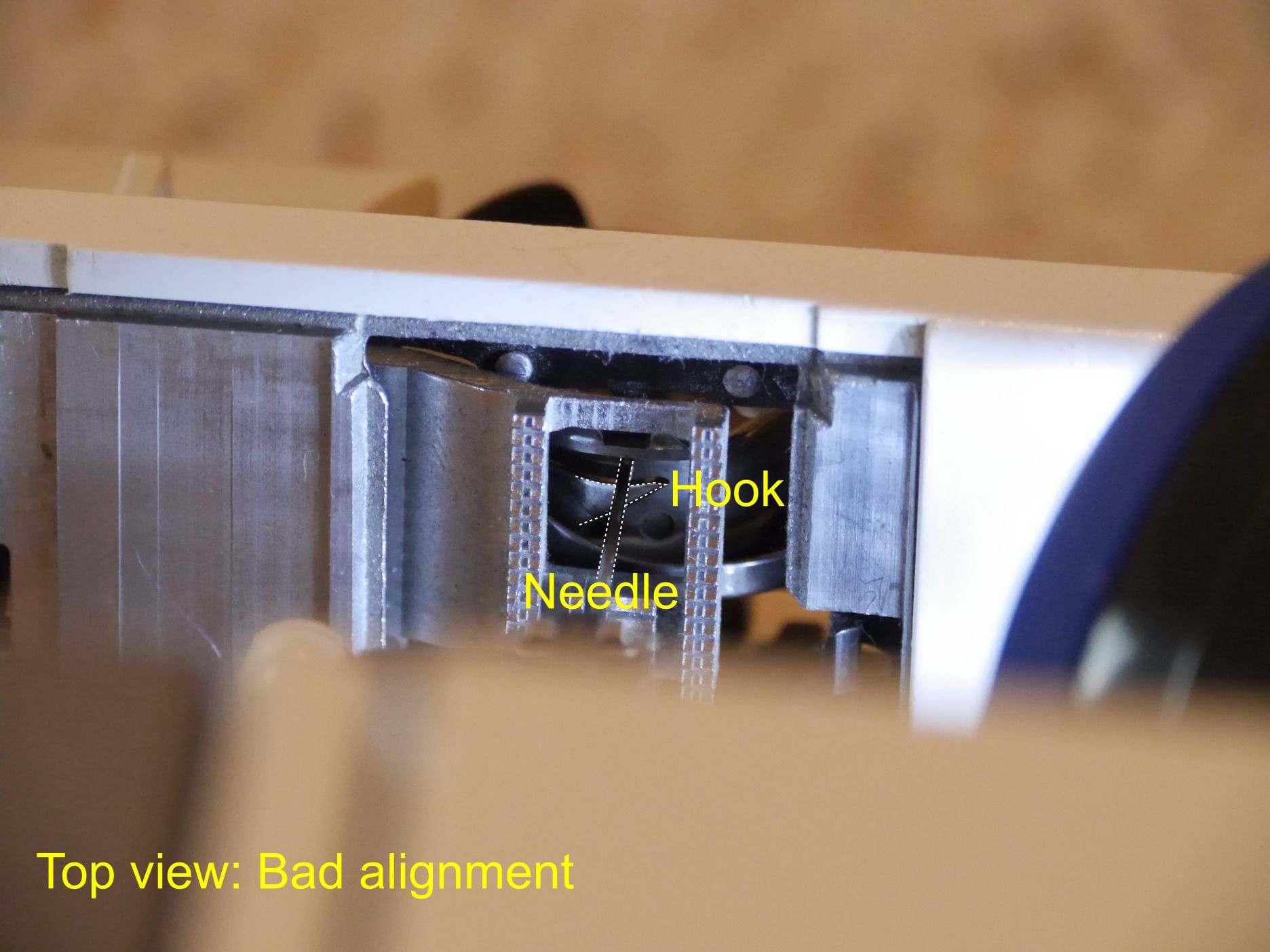 Adjust Timing on Pfaff 2030 Sewing Machine : 8 Steps (with Pictures ...