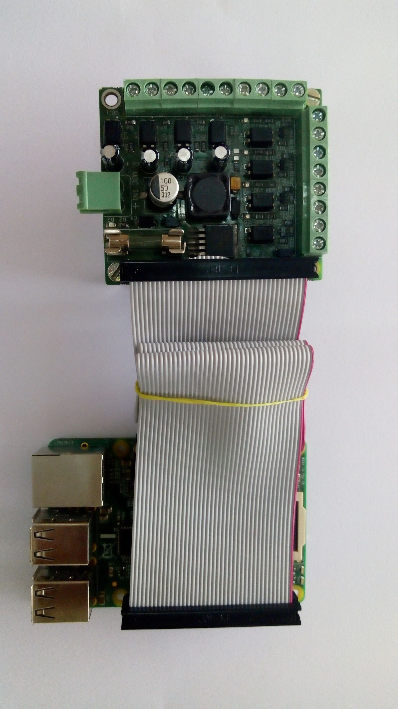 Raspberry Pi Isolated GPIO Board With 12-24VDC to 5VDC Power Supply : 3 ...