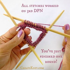 How to Actually KNIT on DPN! : 14 Steps - Instructables