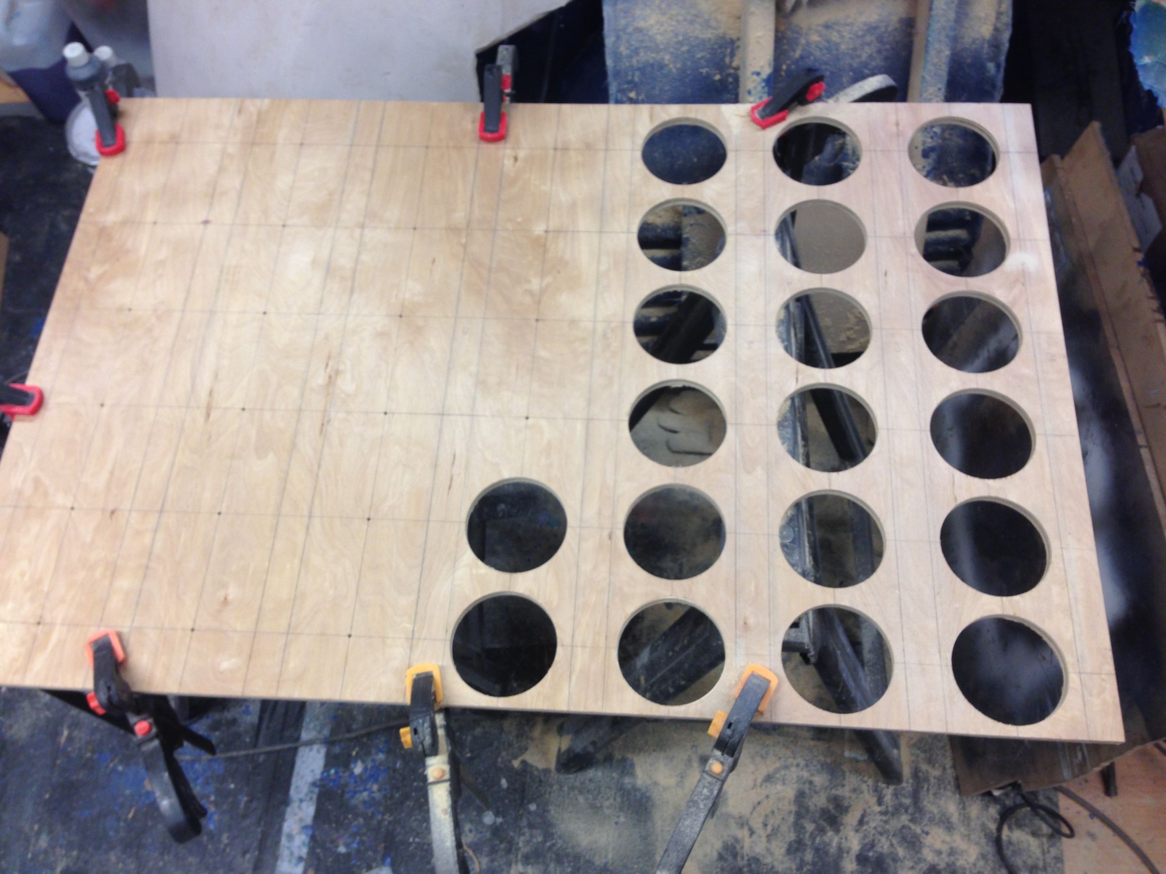 Giant Wooden Connect Four : 8 Steps (with Pictures) - Instructables