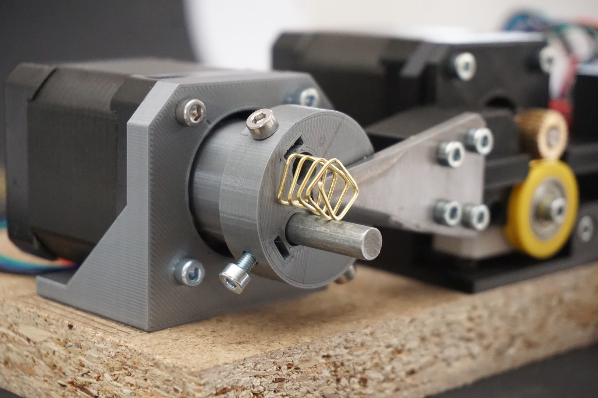 Spring Making / Wire Bending Machine : 11 Steps (with Pictures ...