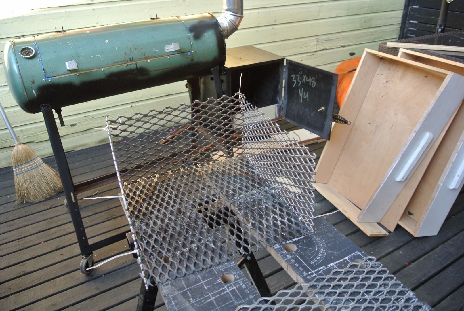 How to Build a Reverse Flow Offset Smoker : 7 Steps (with Pictures ...