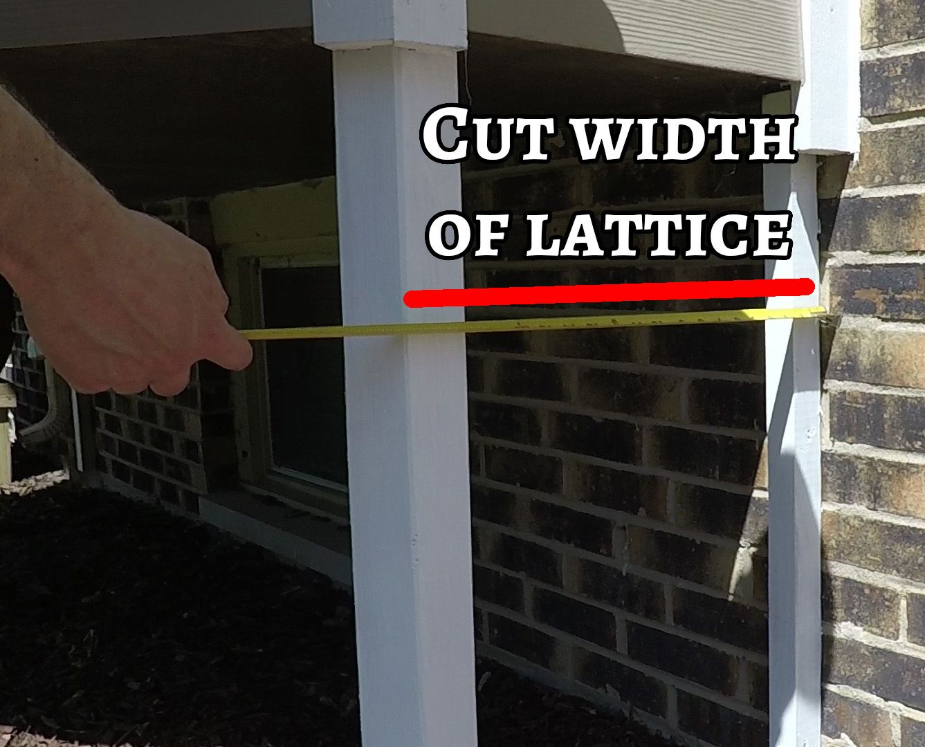 How to Install or Upgrade Lattice Below a Bay Window : 6 Steps (with ...