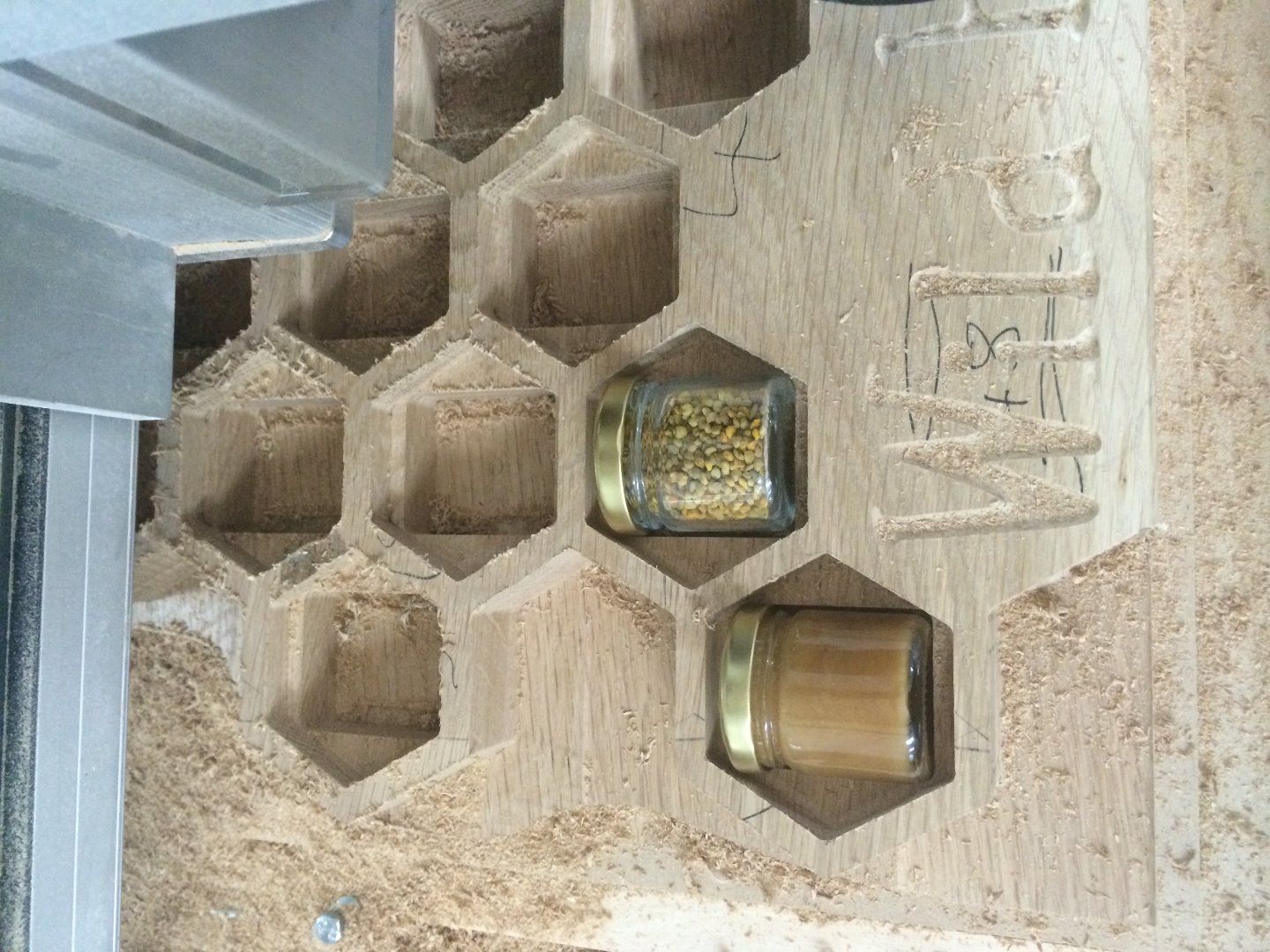 CNC Machining Project: Wild Hives Honey Display : 11 Steps (with ...