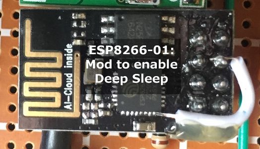 Enable DeepSleep on an ESP8266-01 : 8 Steps - Instructables
