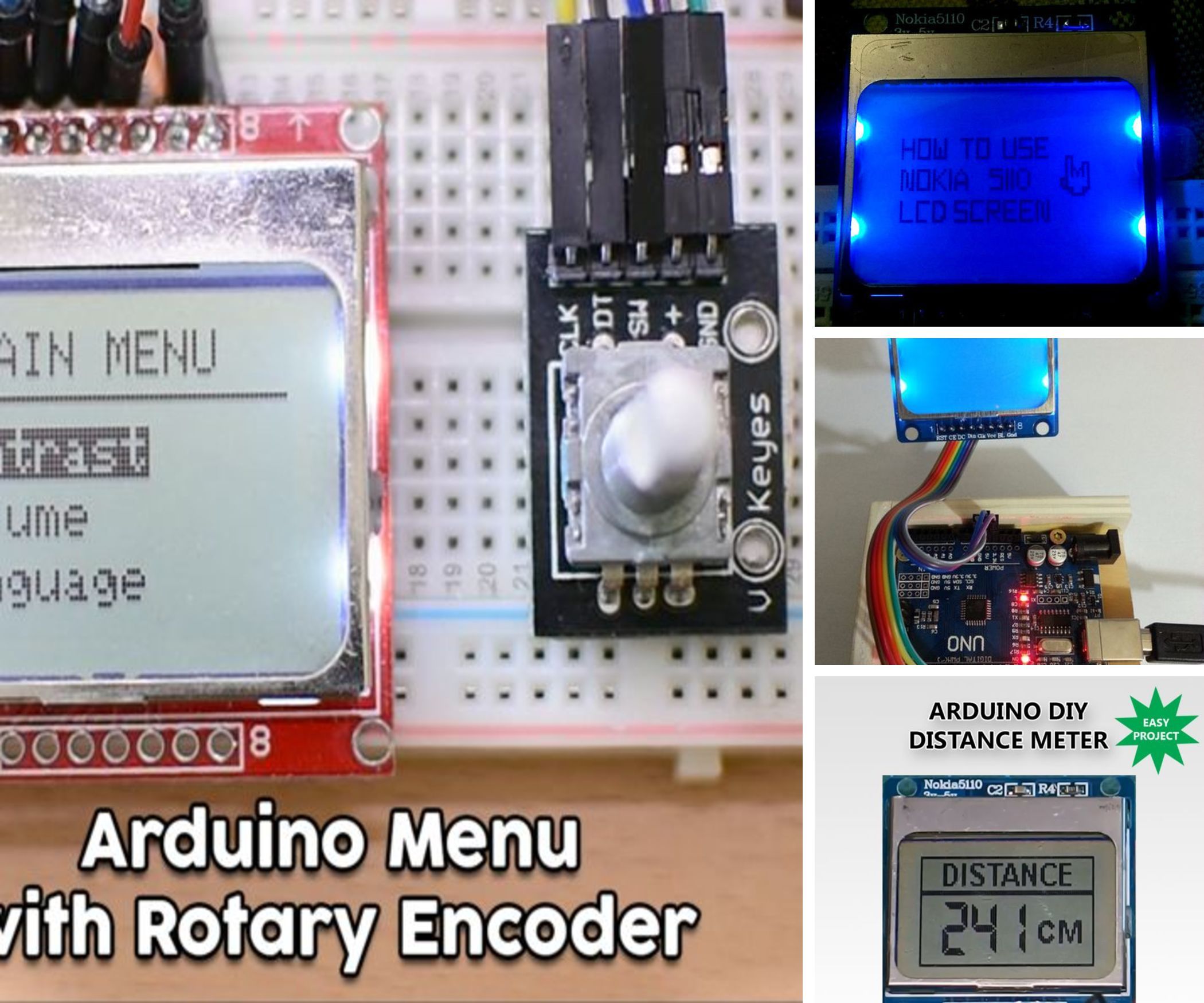 how to use nokia 5110 lcd with arduino? DIY Project - Step-by-Step DIY ...
