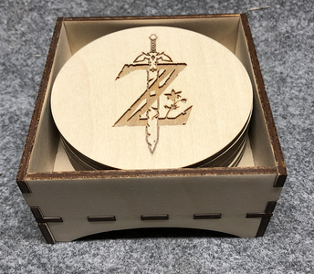 Drink Coasters With a Tolkien or Zelda Theme : 4 Steps - Instructables