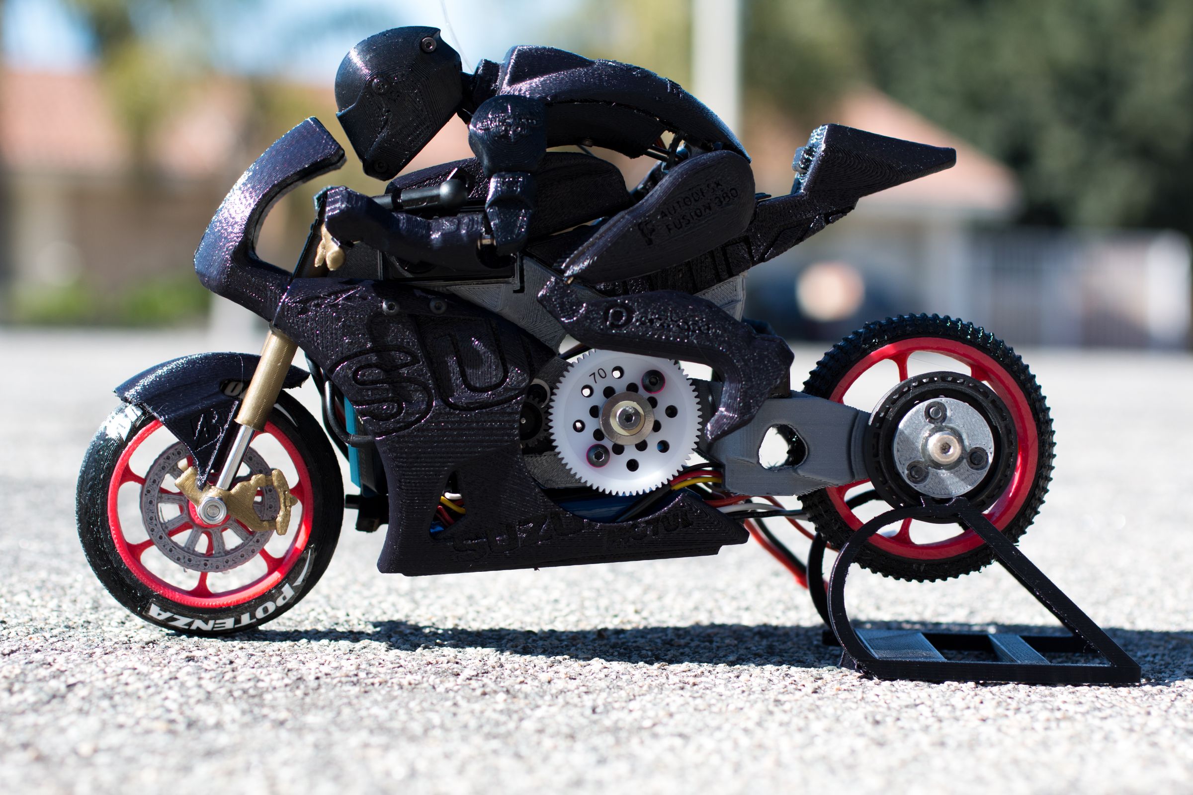 3d Printed RC Motorcycles: 2016 Ducati Draxter and 2016 Suzuki GSX-RR ...